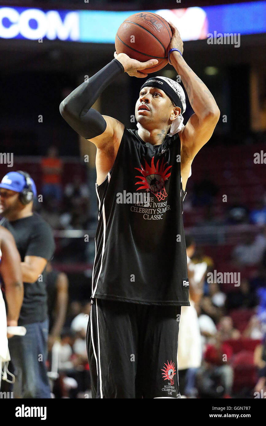 PHILADELPHIA, PA - AUGUST 5 : Allen Iverson pictured at The Allen Iverson Celebrity Basketball ...