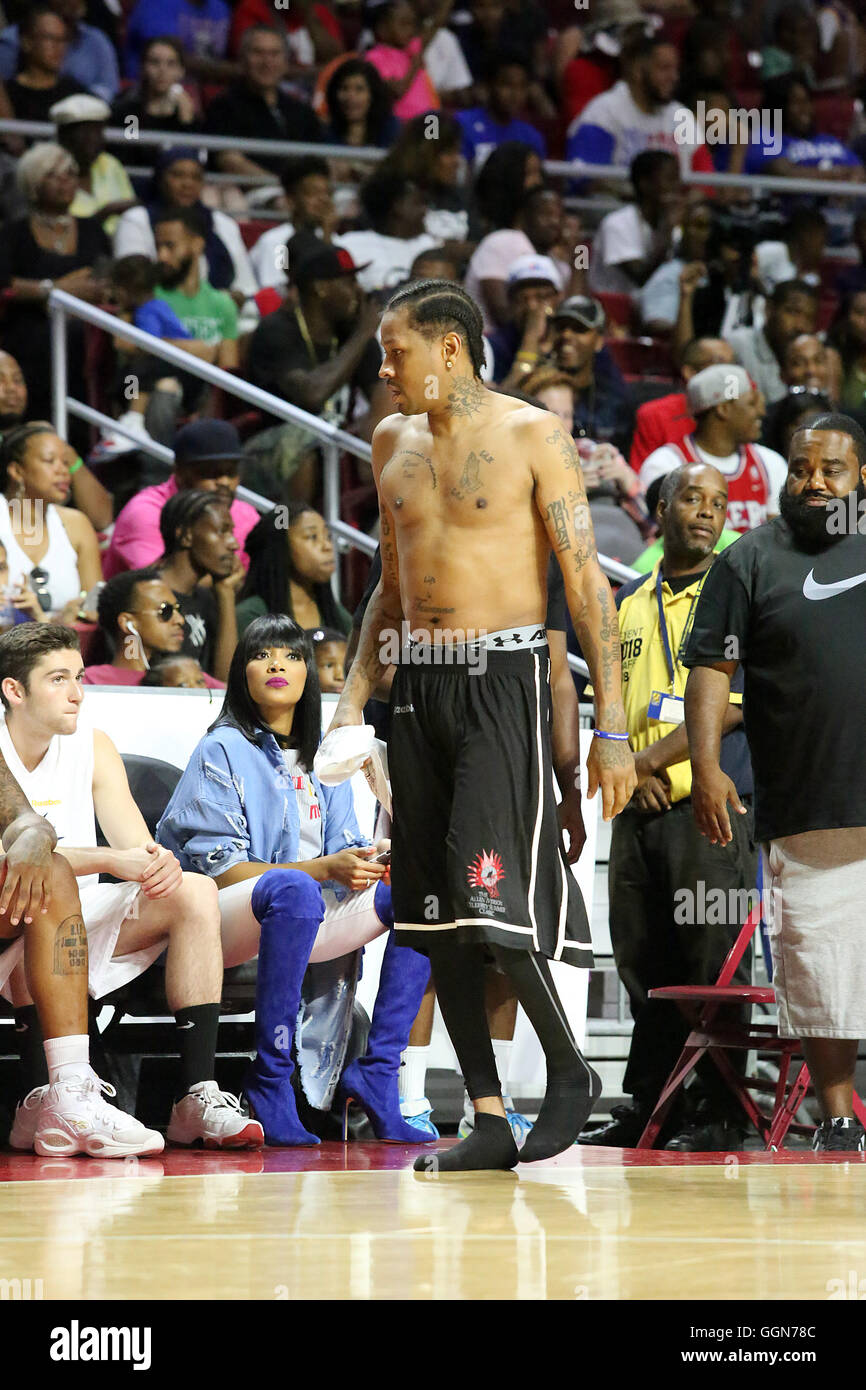 PHILADELPHIA, PA - AUGUST 5 : Allen Iverson pictured at The Allen Iverson Celebrity Basketball ...