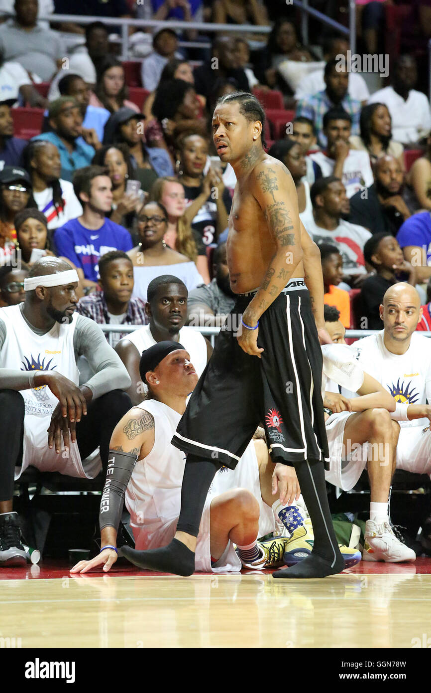 PHILADELPHIA, PA - AUGUST 5 : Allen Iverson pictured at The Allen Iverson Celebrity Basketball ...