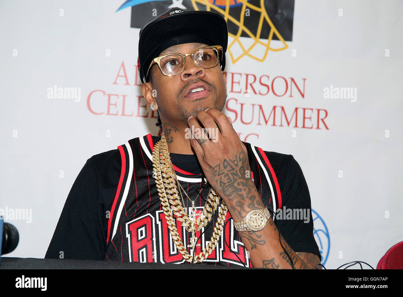 PHILADELPHIA, PA - AUGUST 5 : Allen Iverson pictured at The Allen Iverson Celebrity Basketball ...