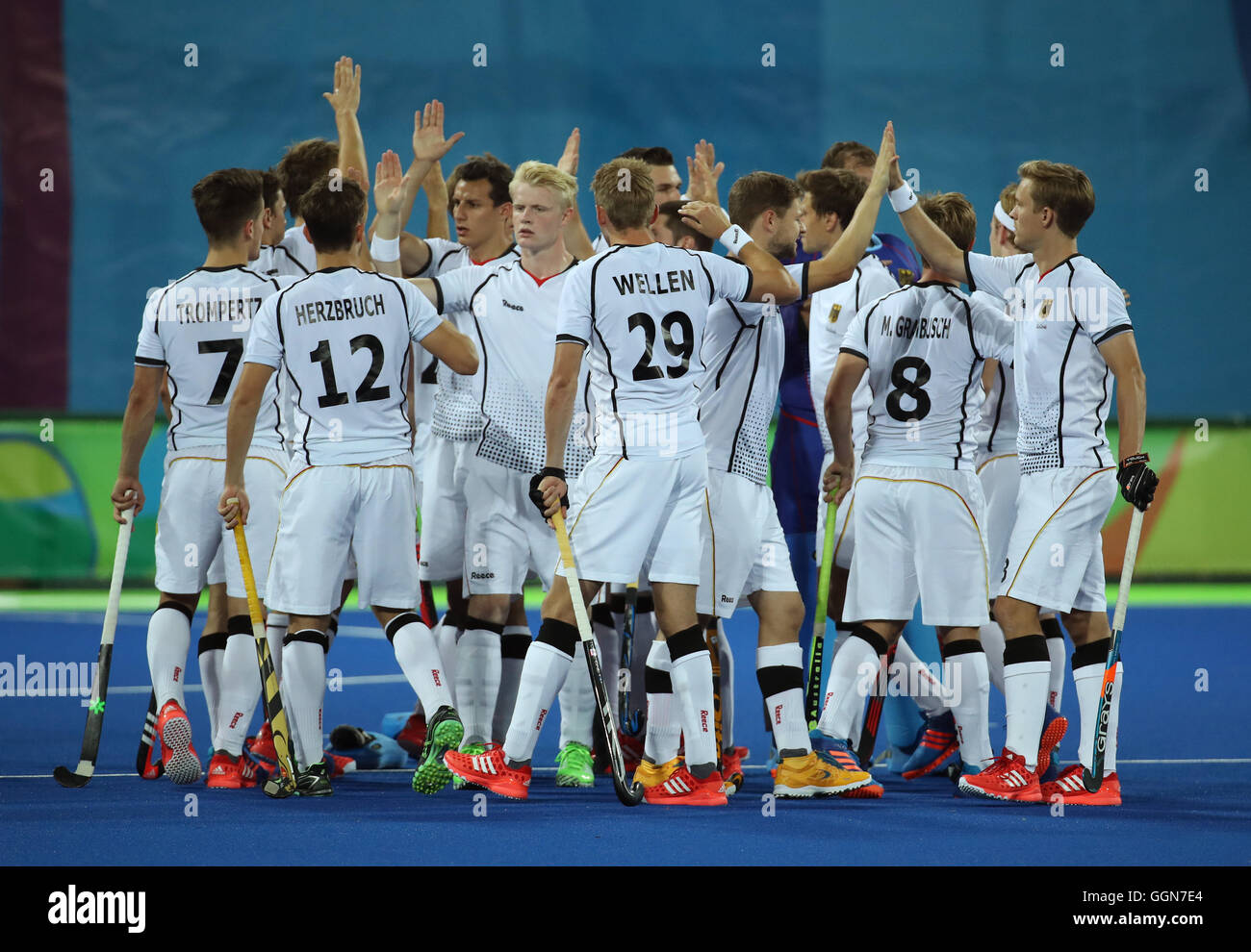 Olympic Hockey Centre, Rio de Janeiro, Brazil. 6th Aug, 2016. The ...