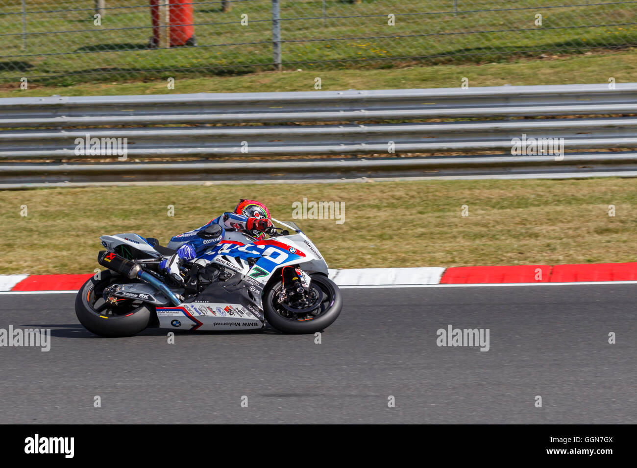 Brands Hatch, UK, 6th August 2016. Michael Laverty riding for the Tyco ...