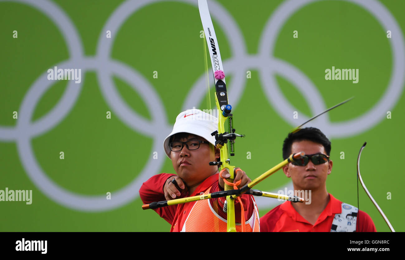 Rio De Janeiro, Brazil. 6th Aug, 2016. China's Wang Dapeng competes ...