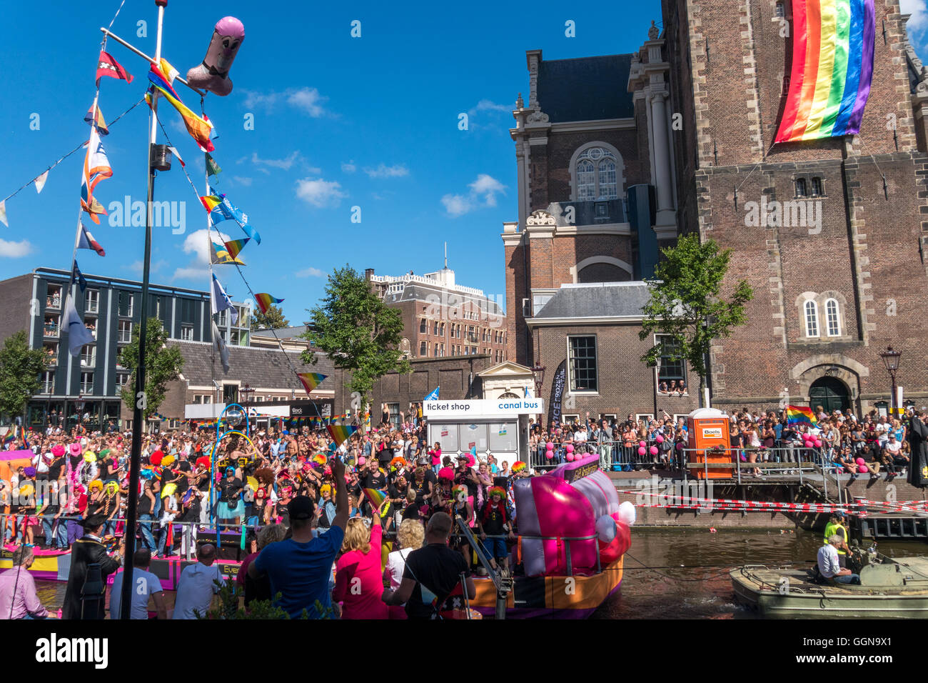 Gay pride parade in amsterdam hi-res stock photography and images - Alamy