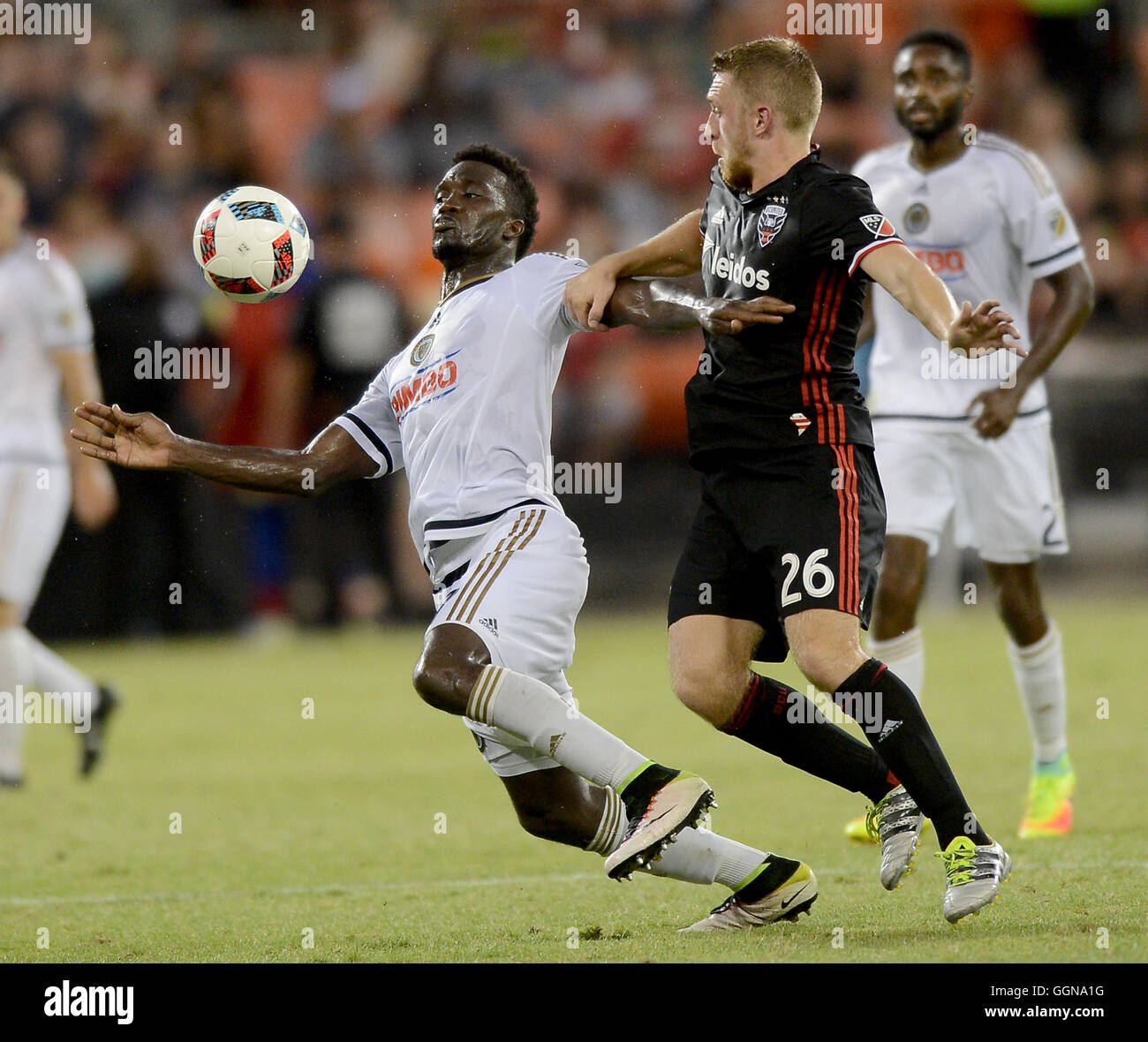 Washington, DC, USA. 6th Aug, 2016. Philadelphia Union forward C.J ...