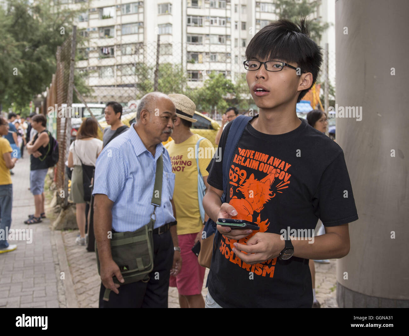 Hong Kong, Hong Kong S.A.R, China. 28th Aug, 2015. Student leader ...