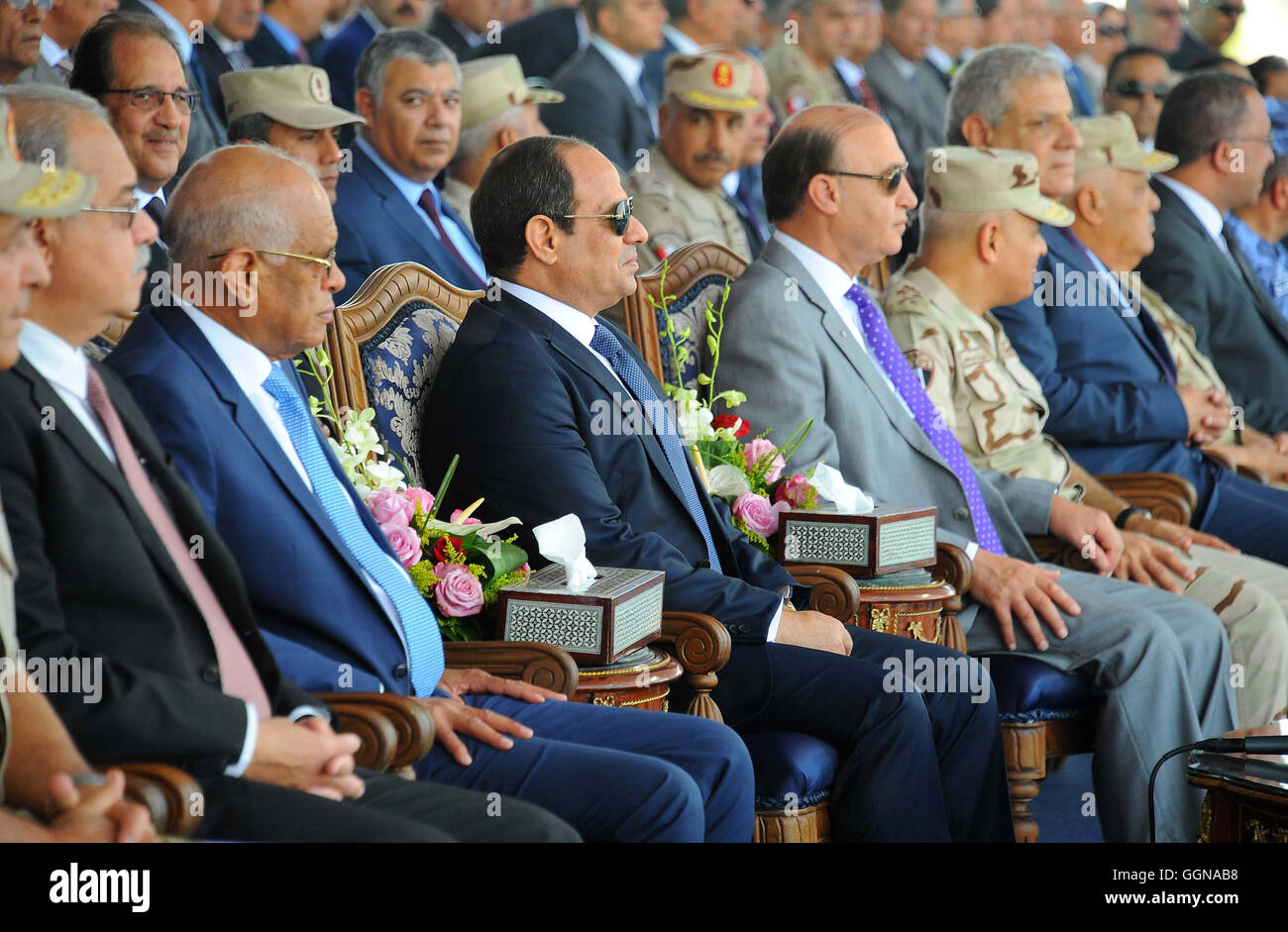 Ismailia, Ismailia, Egypt. 6th Aug, 2016. Egyptian President Abdel ...