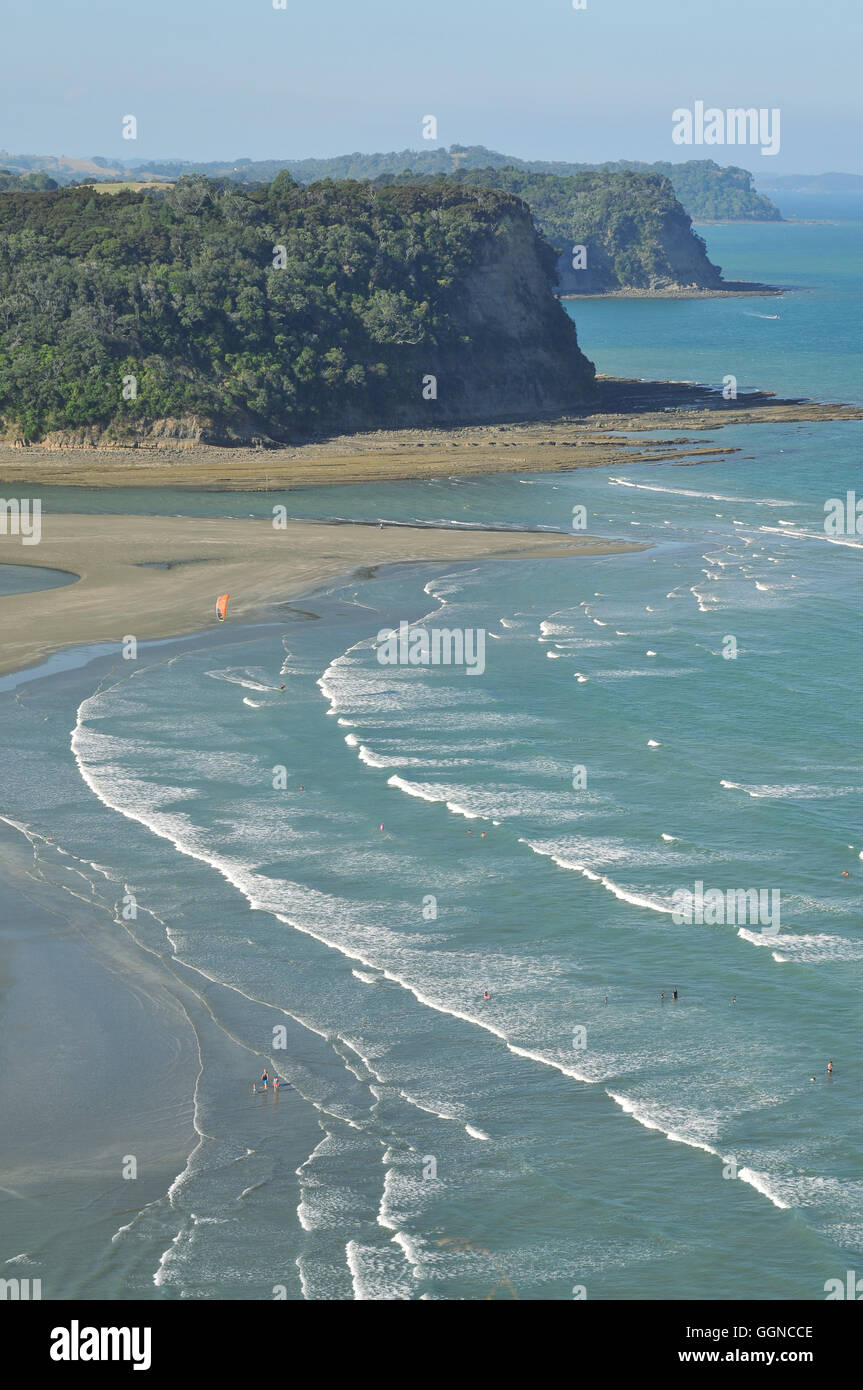 A view on beach from lookout Stock Photo - Alamy