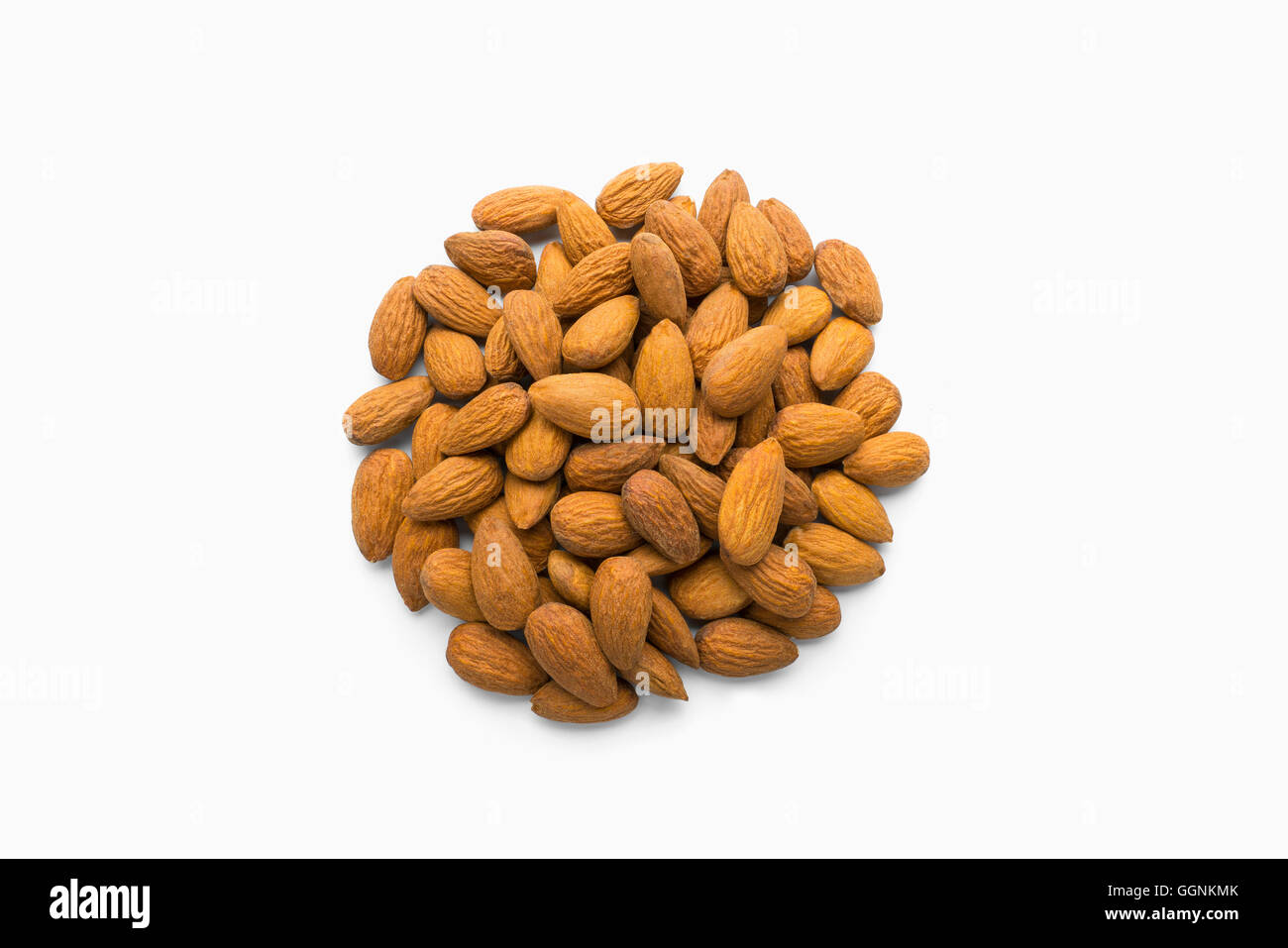 Pile of nuts in shape of a circle Stock Photo - Alamy