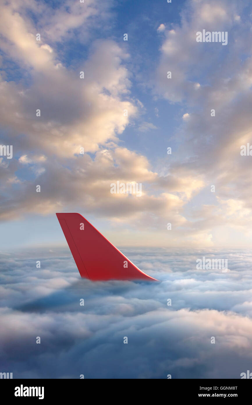 Airplane Fin Sun High Resolution Stock Photography and Images - Alamy