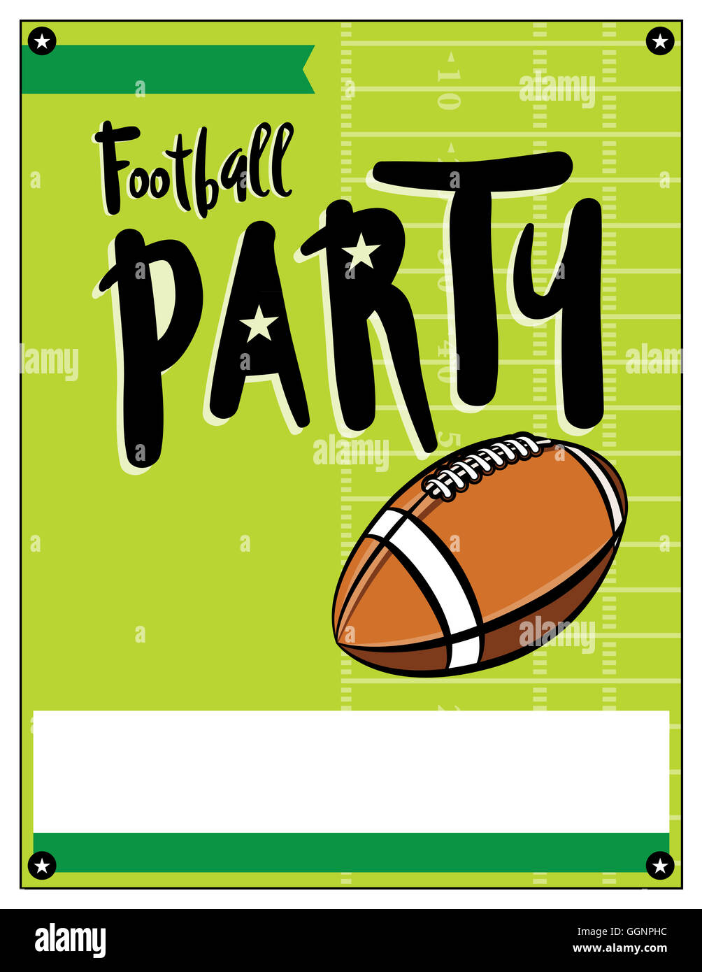 Super Bowl Party Flyer Template