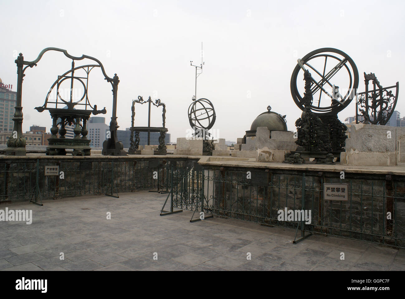 Beijing Ancient Observatory houses 8 celestial instruments that include ...