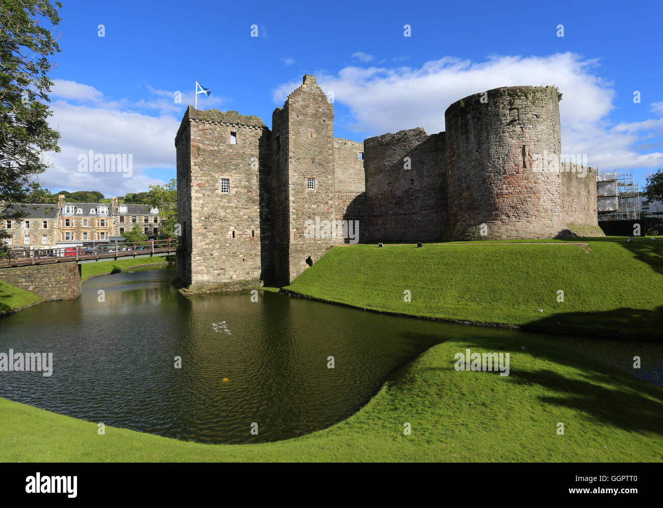 Exterior of Rothesay Castle Rothesay Isle of Bute Scotland August 2016 ...