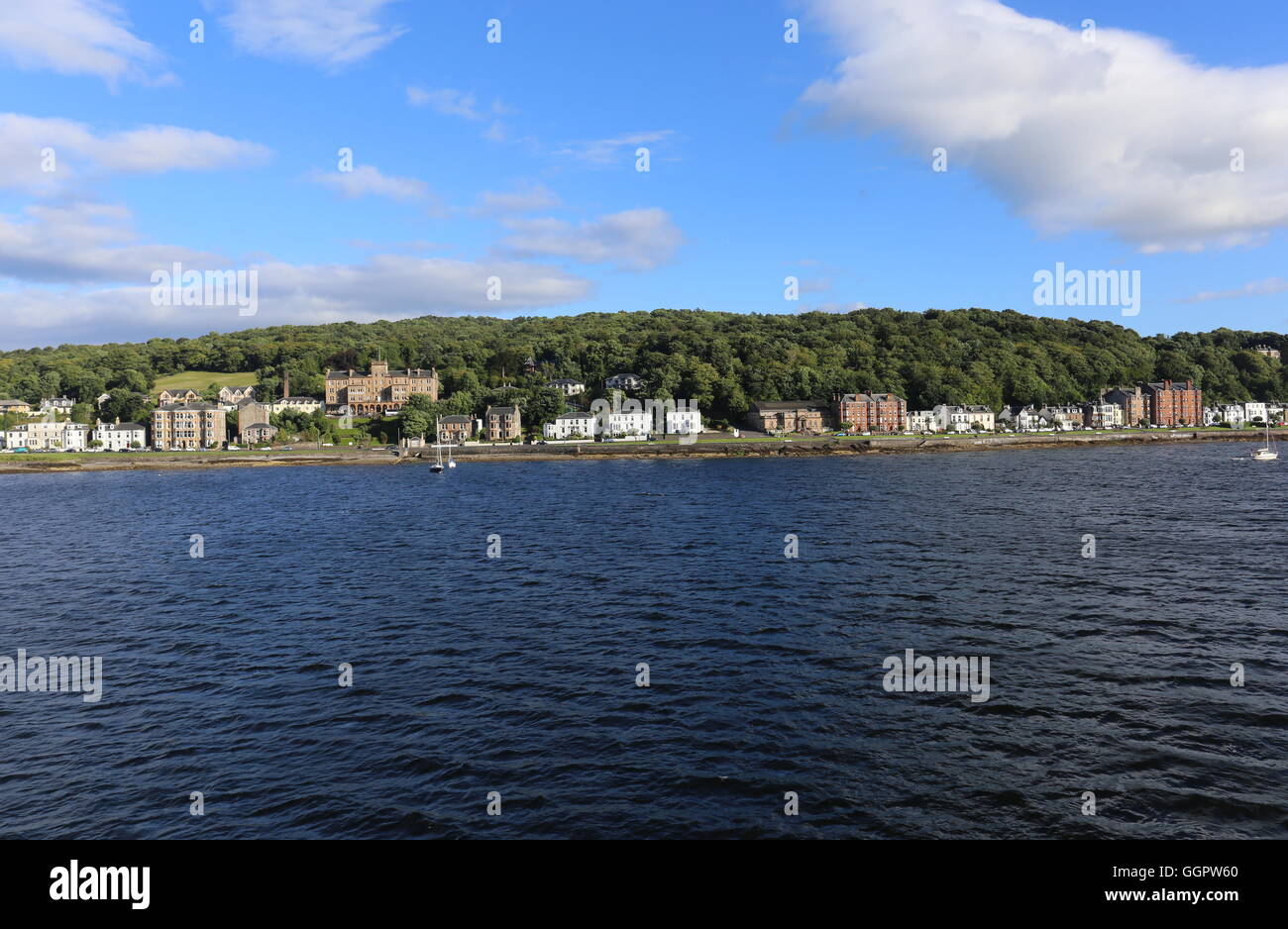 Rothesay waterfront Isle of Bute Scotland August 2016 Stock Photo - Alamy