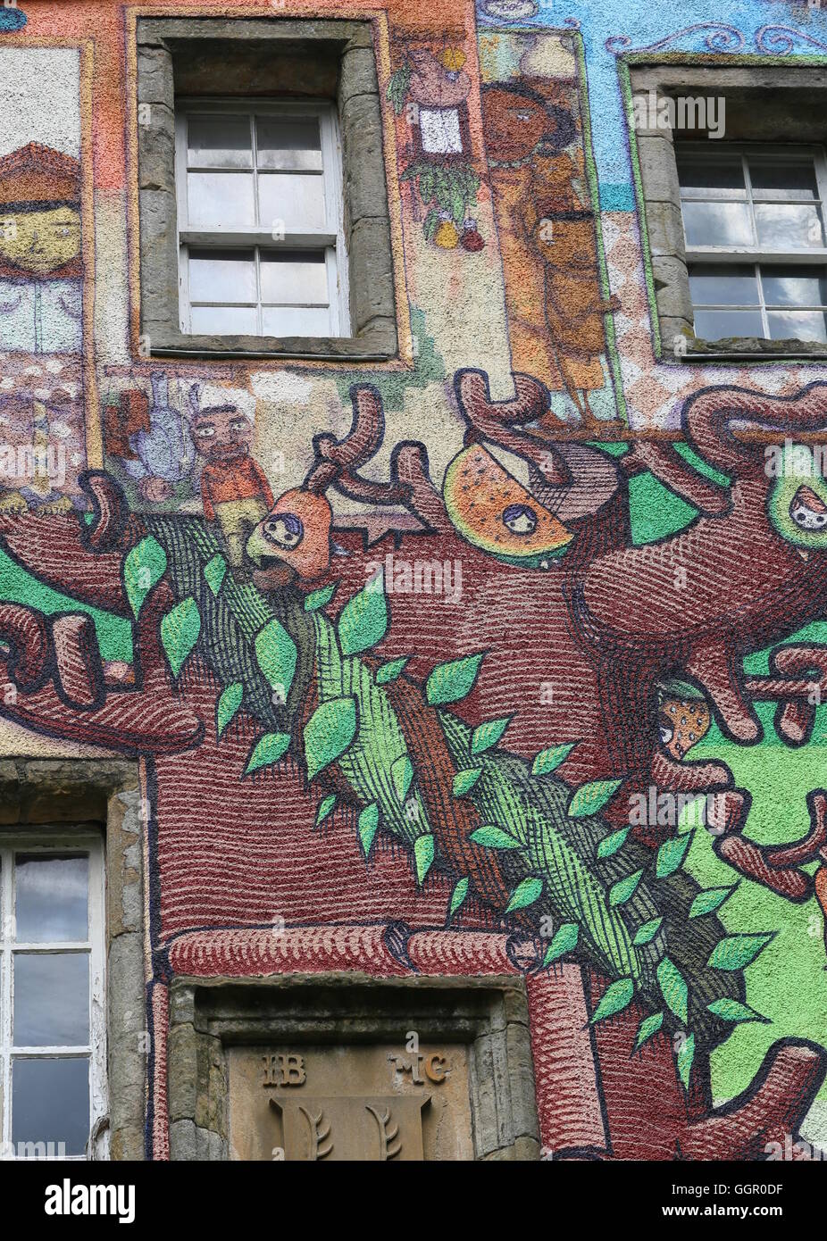 Kelburn castle graffiti hi-res stock photography and images - Alamy