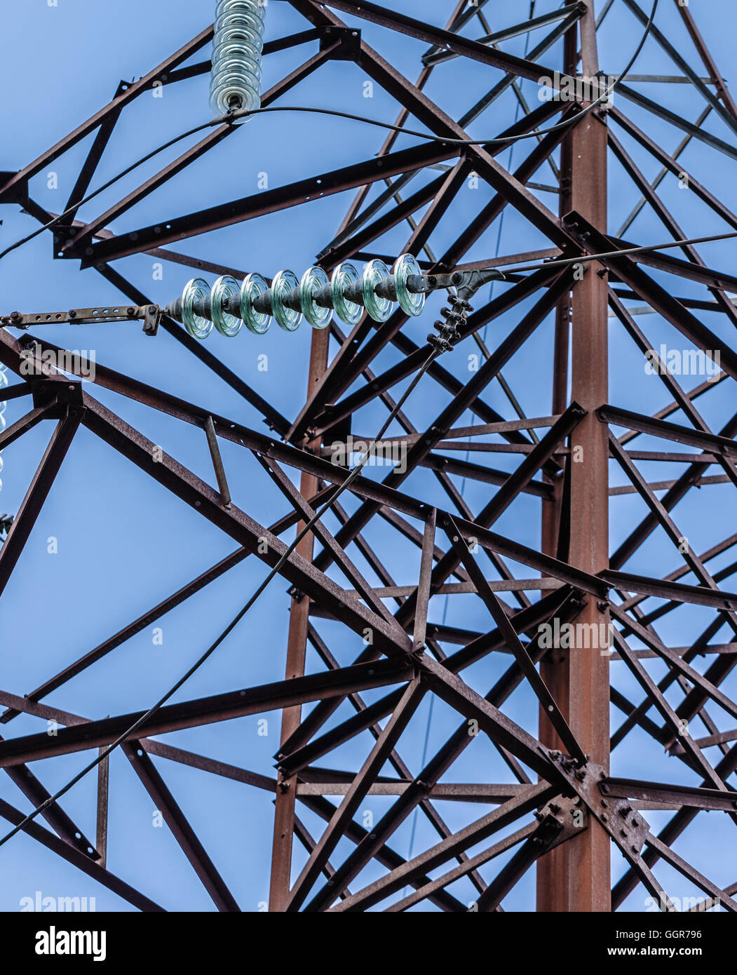 High voltage electric pole hi-res stock photography and images - Alamy