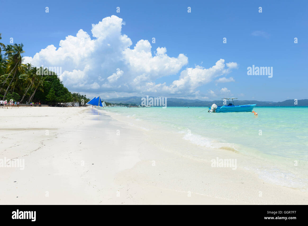 Baracay Beach Station 1 Stock Photo - Alamy