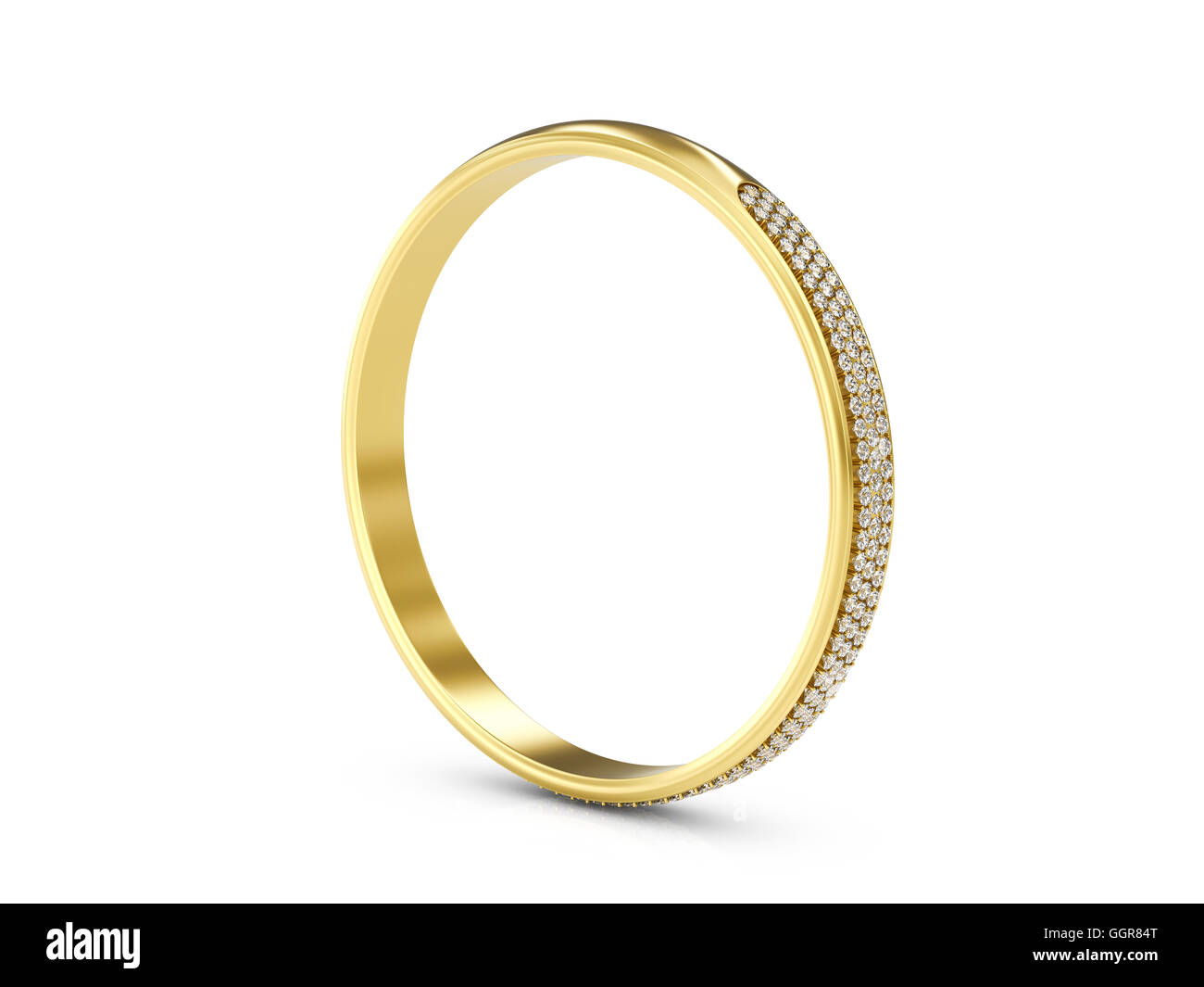 Jewelry ring on a white background Stock Photo - Alamy