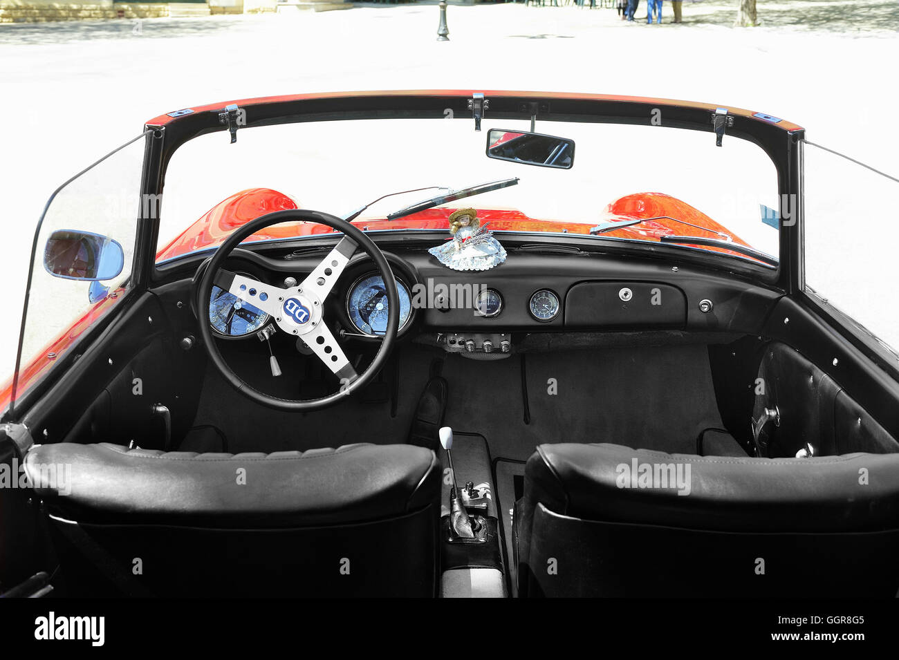 DB Panhard Le Mans red made from 1959 to 1962 photographed the rally of ...