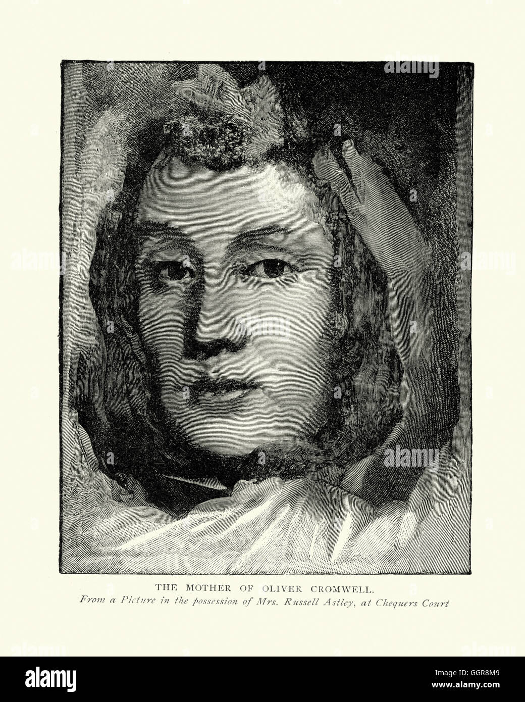 Elizabeth Steward mother of Oliver Cromwell Stock Photo - Alamy