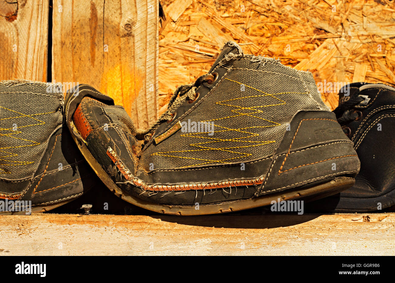 Running shoe worn out hi-res stock photography and images - Alamy