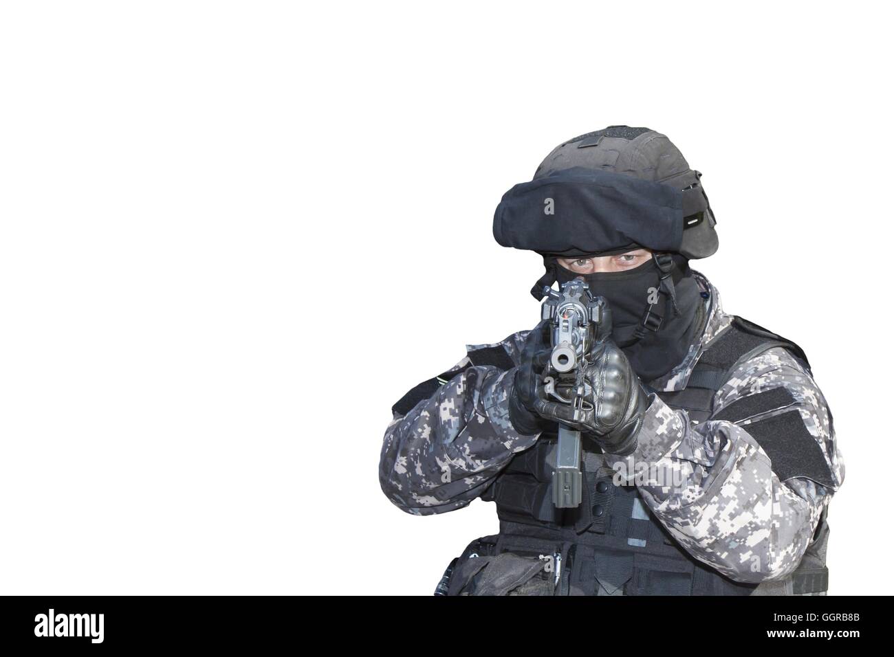 Fight against terrorism, Special Forces soldier Stock Photo - Alamy