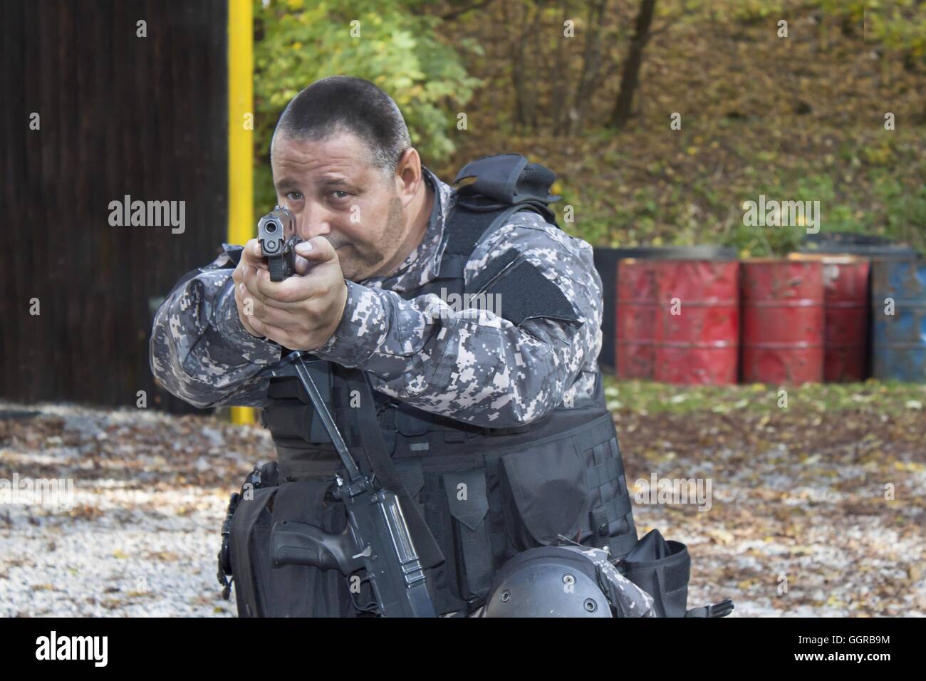 Fight against terrorism, Special Forces soldier Stock Photo - Alamy