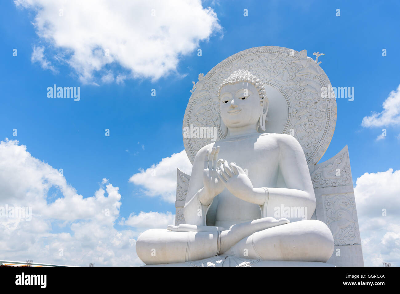White buddha hi-res stock photography and images - Alamy