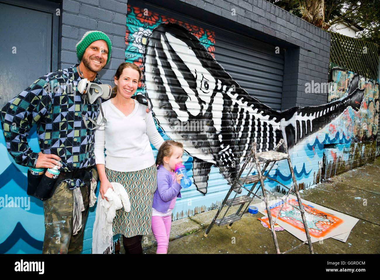 Street artist 'Nitsua' completes his newly commissioned street artwork ...