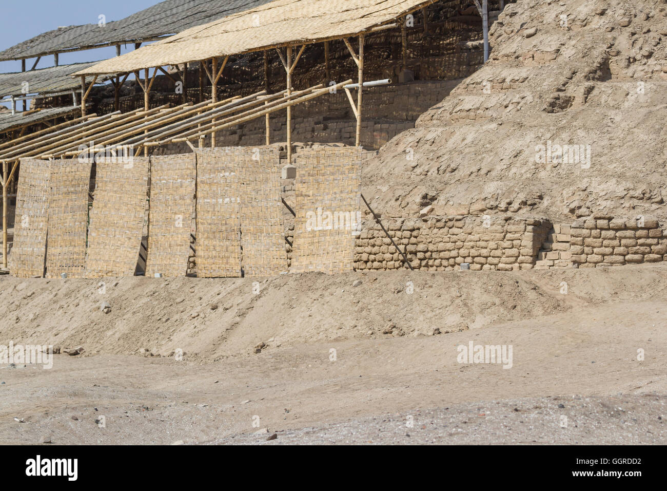 Pachacamac, Lima - May 10 : Spectacular site in the desert of Peru ...