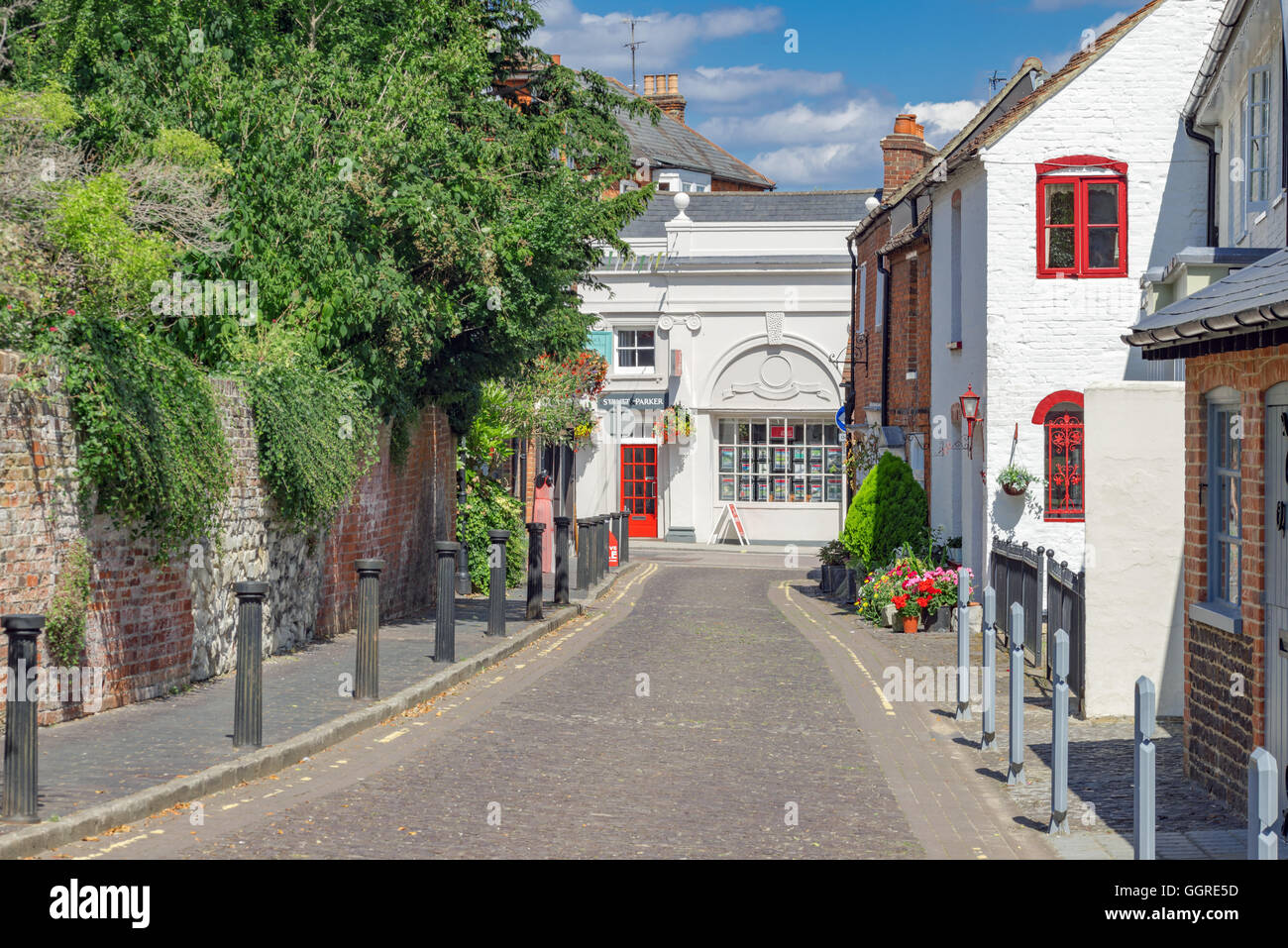 The streets and lanes of Farnham in Surrey Stock Photo - Alamy