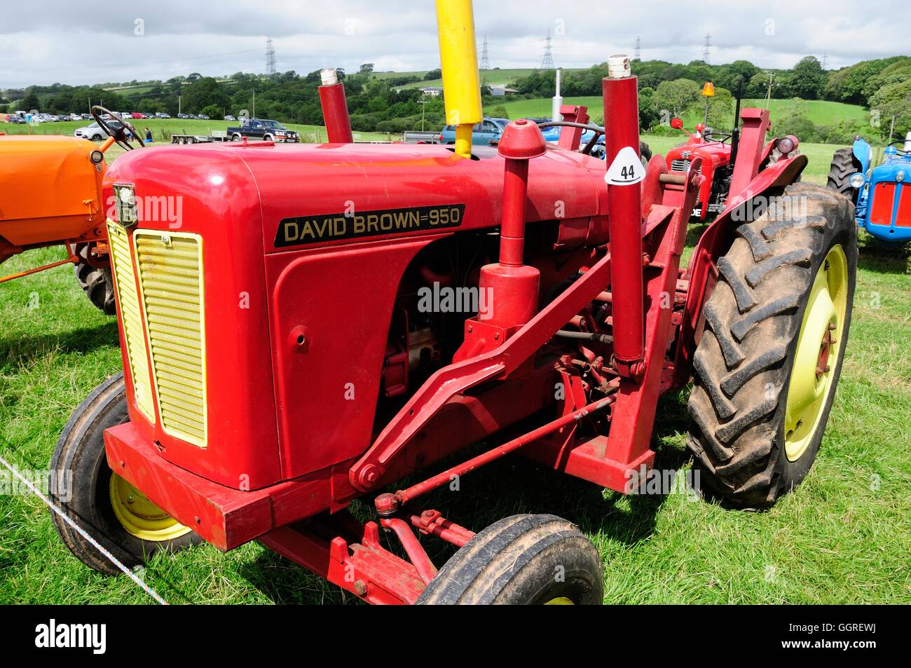 Vintage David brown Tractor in a Country Fair Stock Photo - Alamy