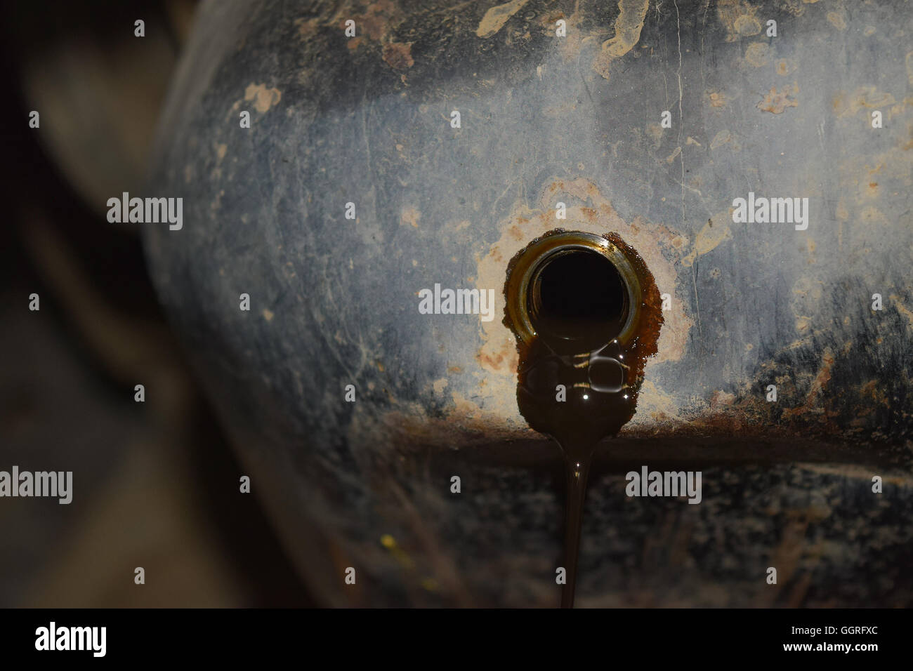 Drain the old oil from the engine through the drain plug. Changing the ...