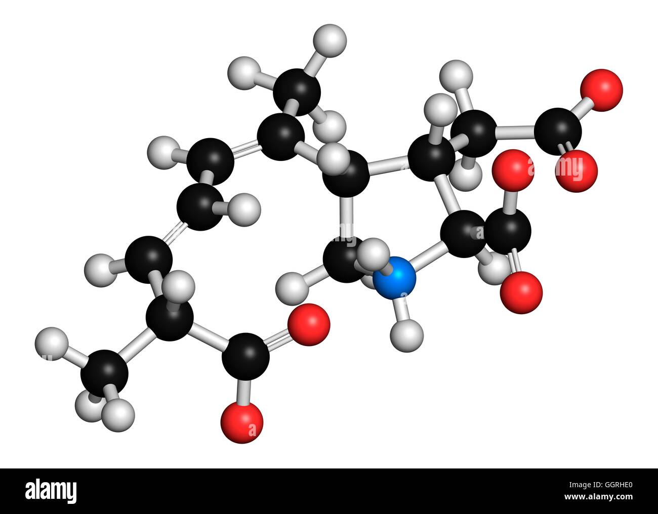 Domoic acid molecule Cut Out Stock Images & Pictures - Alamy