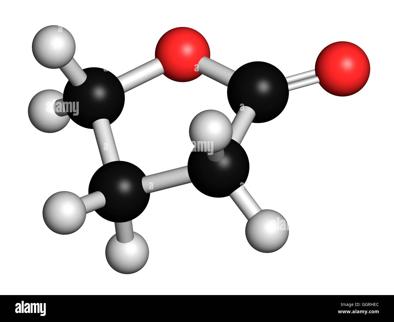 Gamma butyrolactone gbl solvent molecule used hi-res stock photography ...