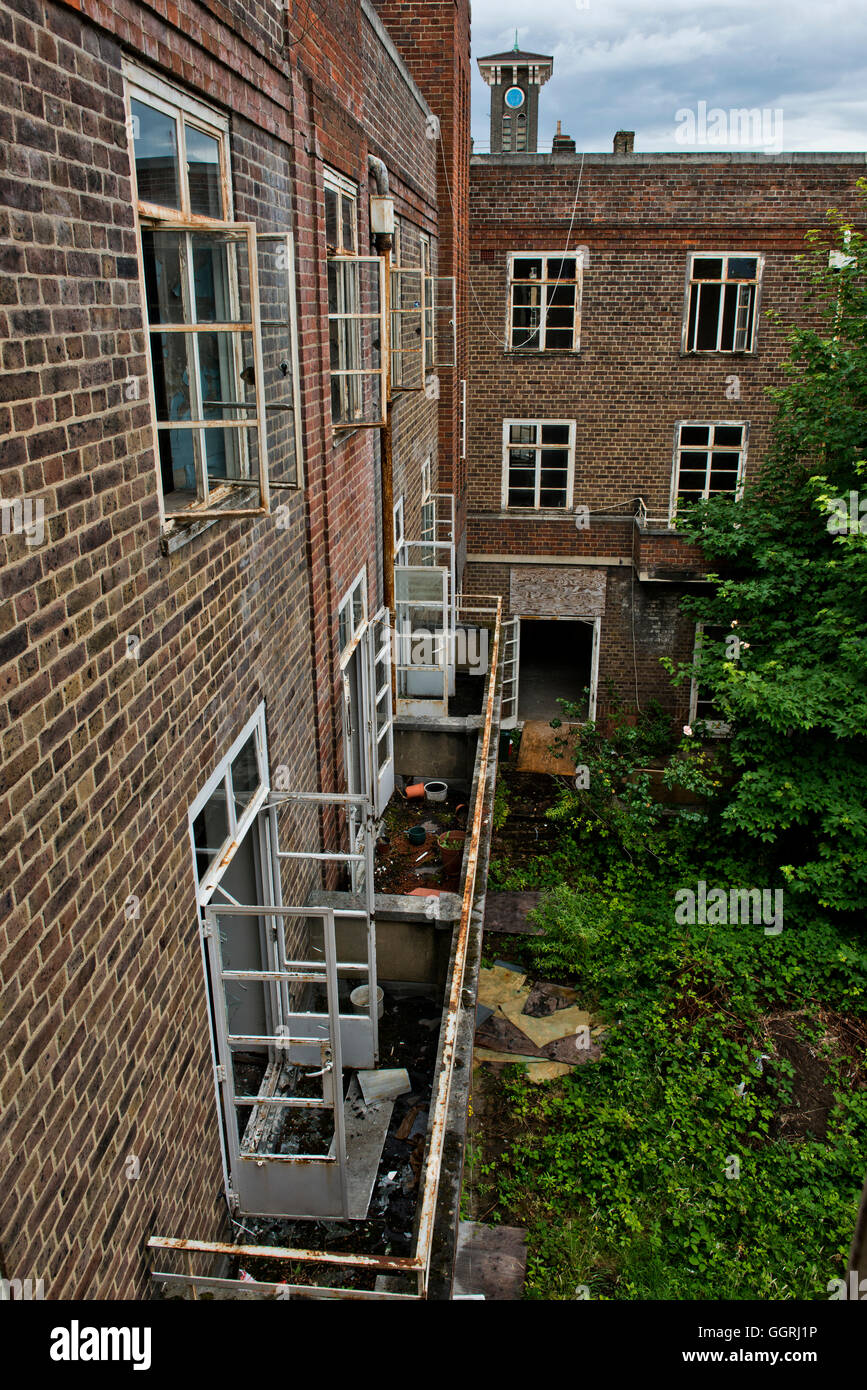 Exterior image showing part of the closed St Clements Hospital in ...