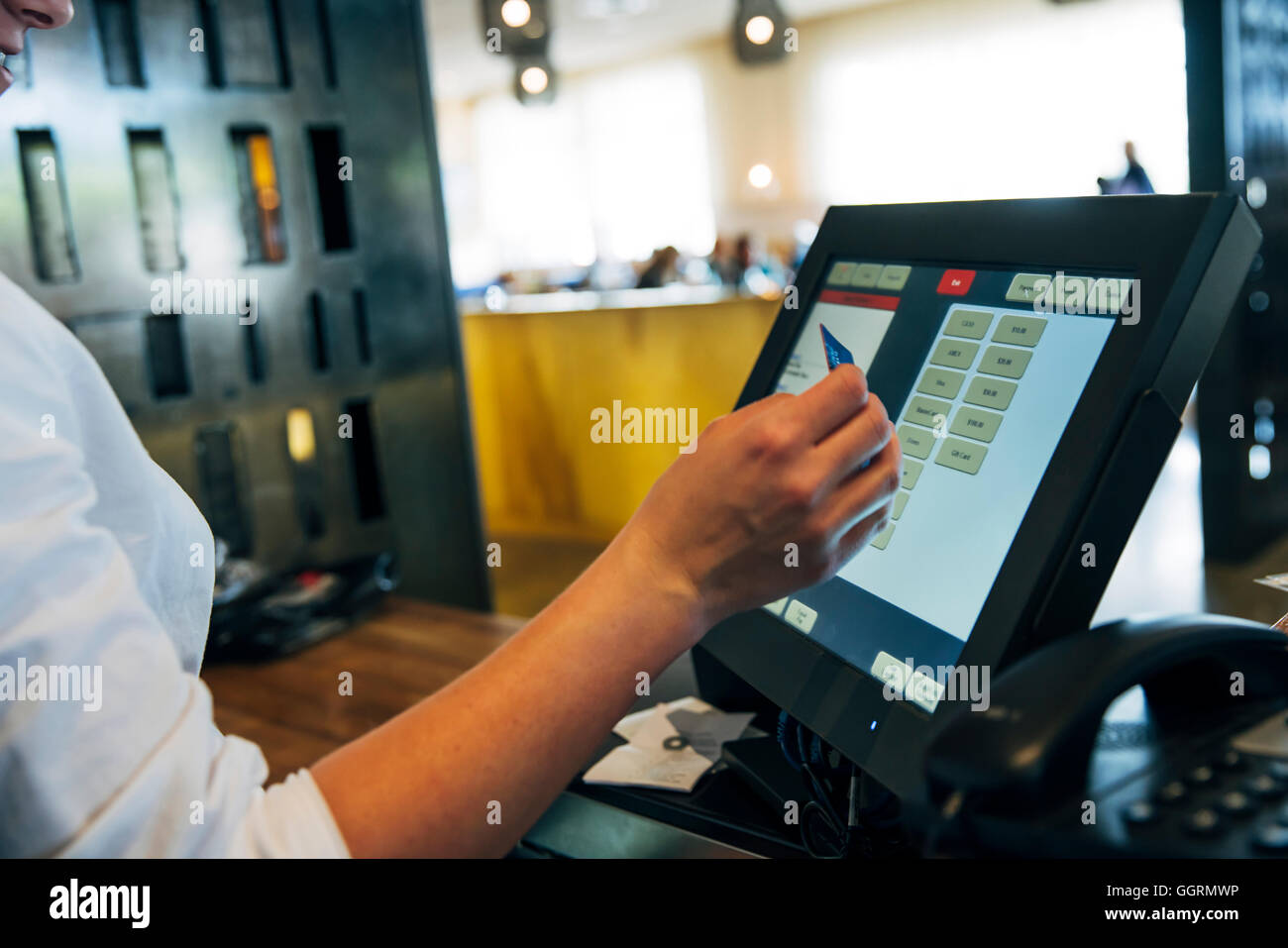 Payment at cashier hi-res stock photography and images - Alamy