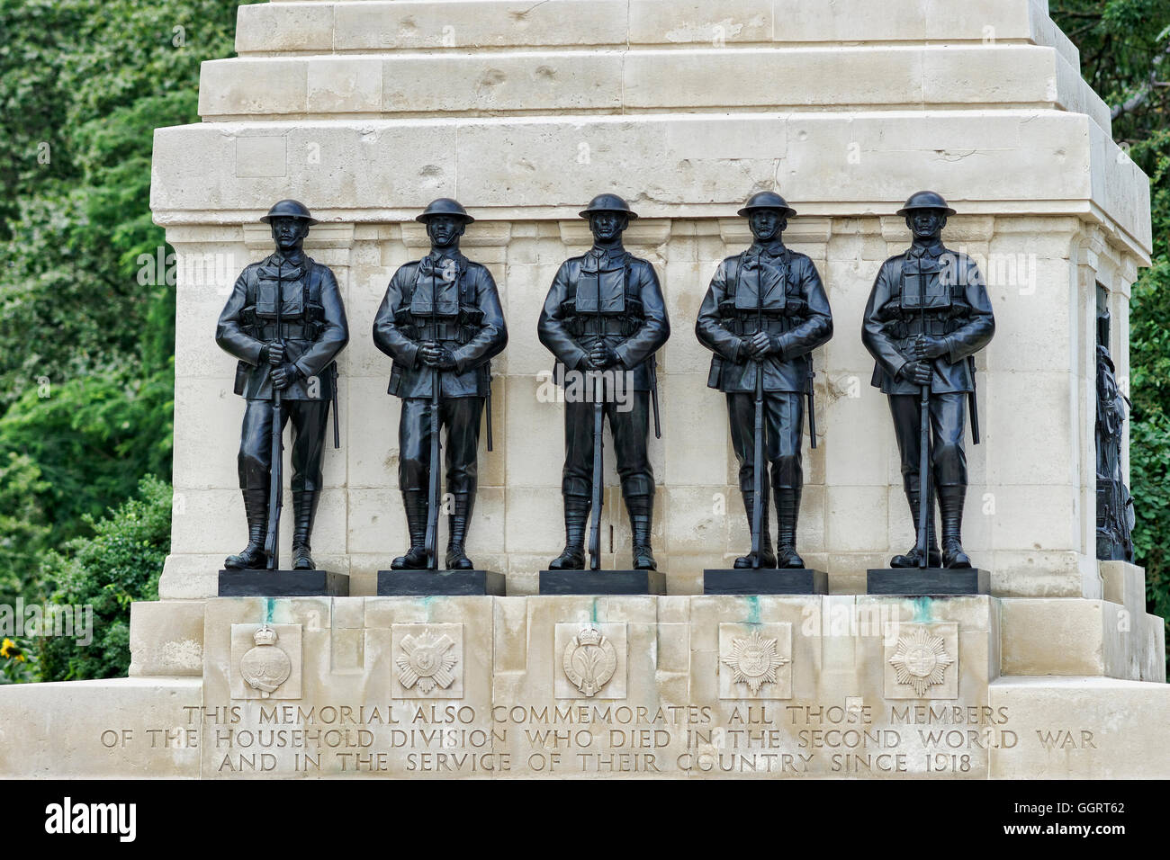 Guards Memorial, Horse Guards Parade, London Stock Photo - Alamy