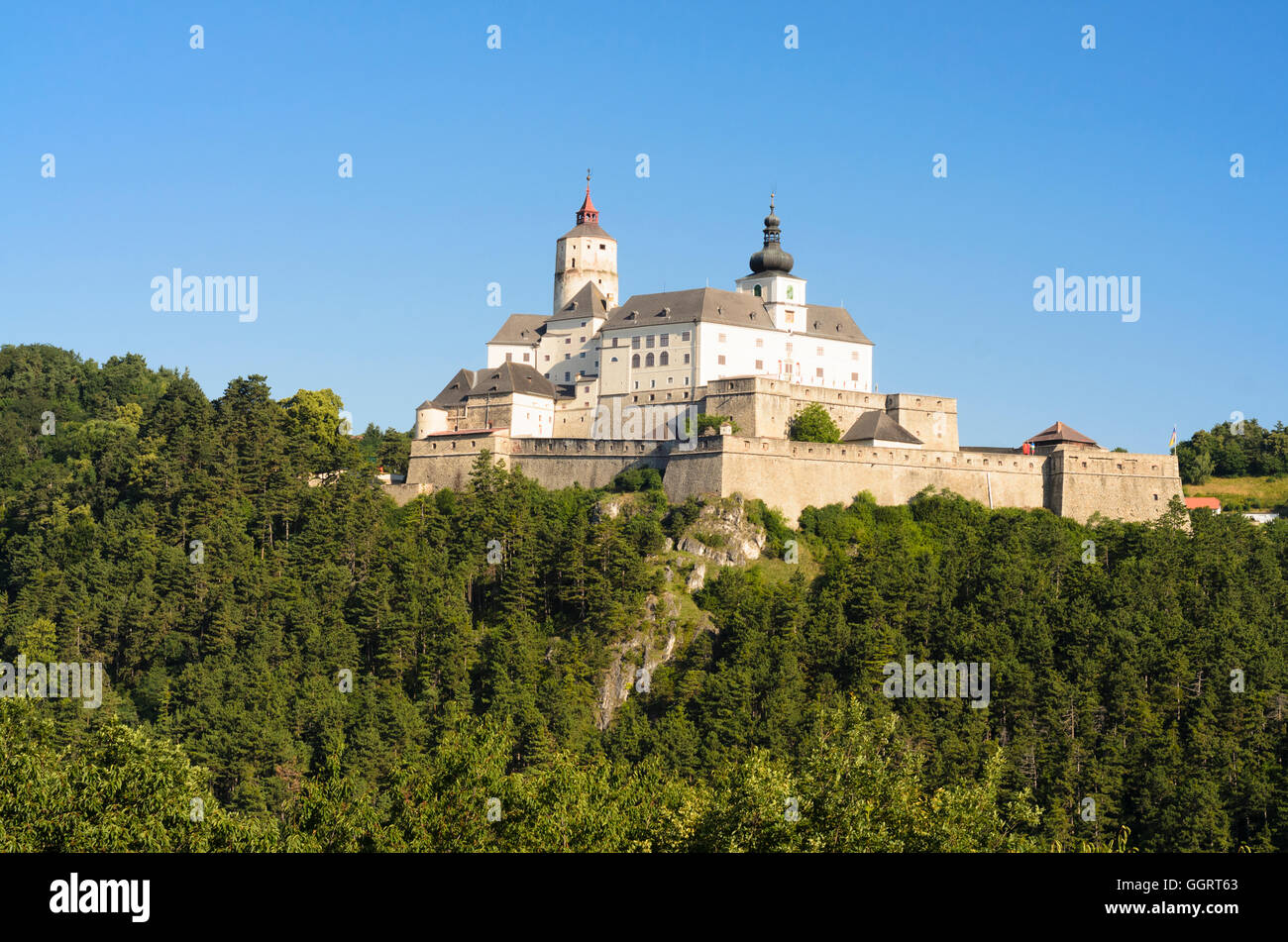 Forchtenstein: Forchtenstein Castle, Austria, Burgenland Stock Photo ...