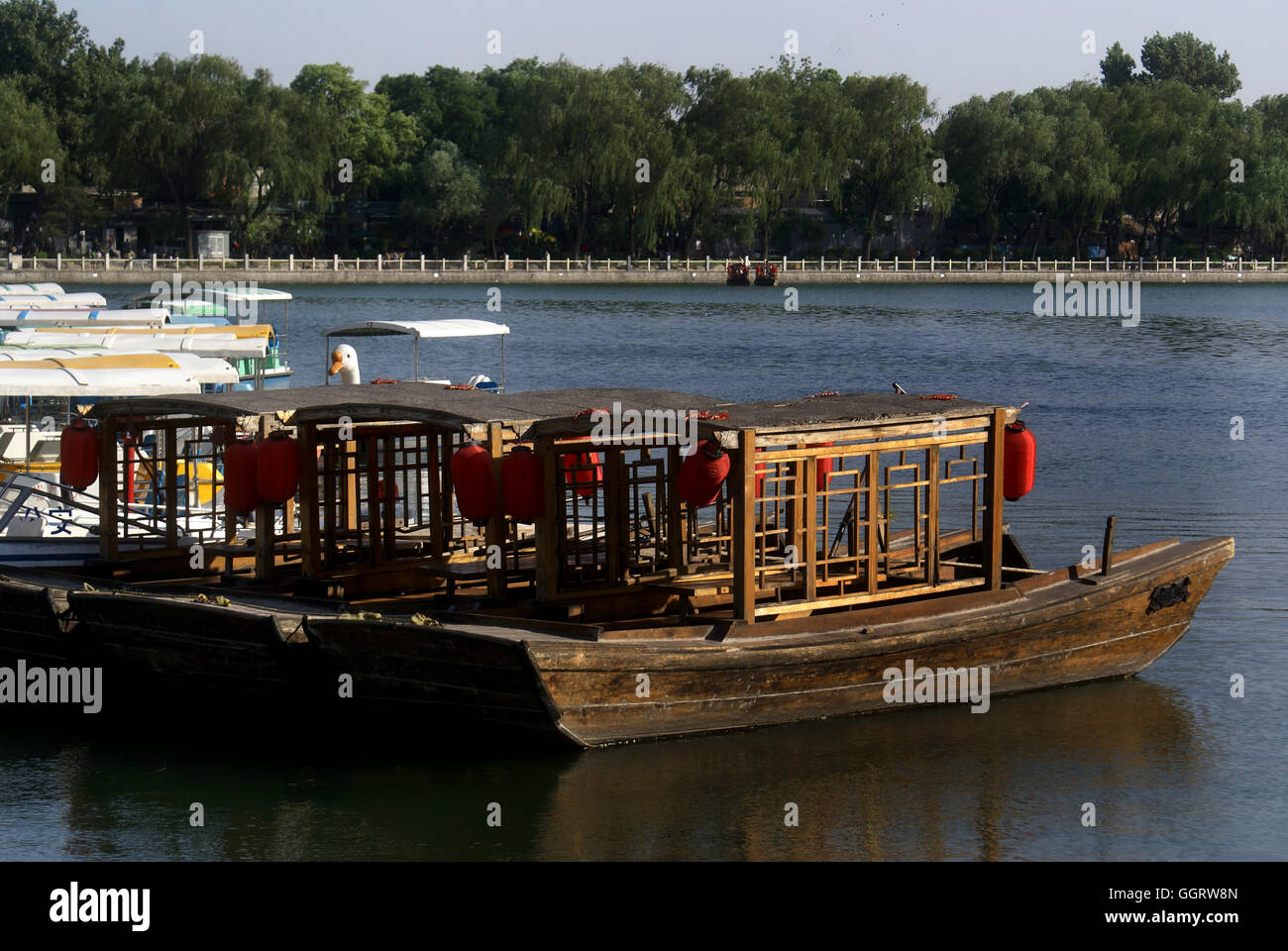 The back lake district of Beijing is known for preserved hutongs ...