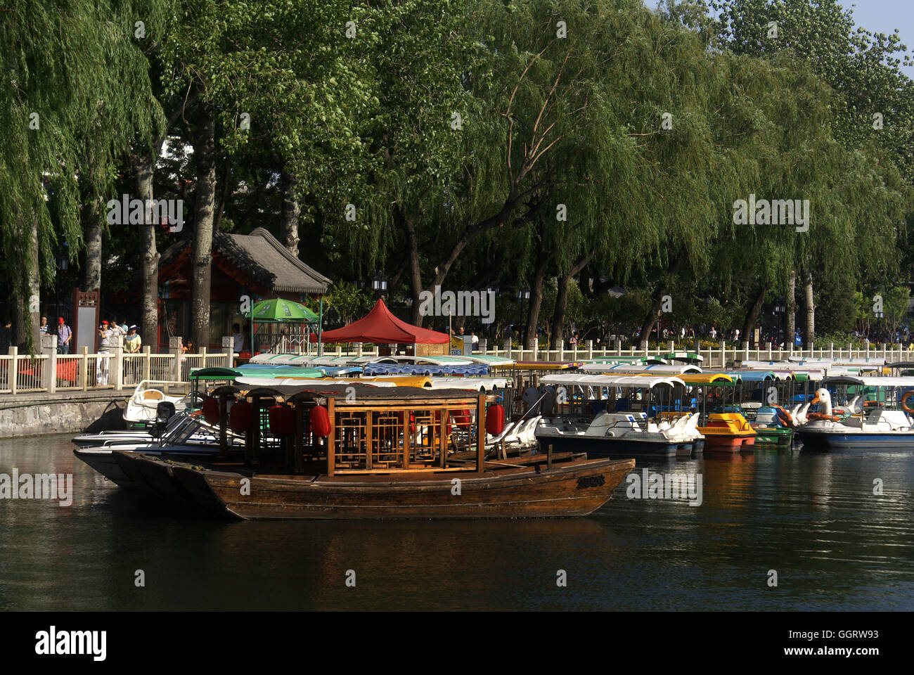 The back lake district of Beijing is known for preserved hutongs ...