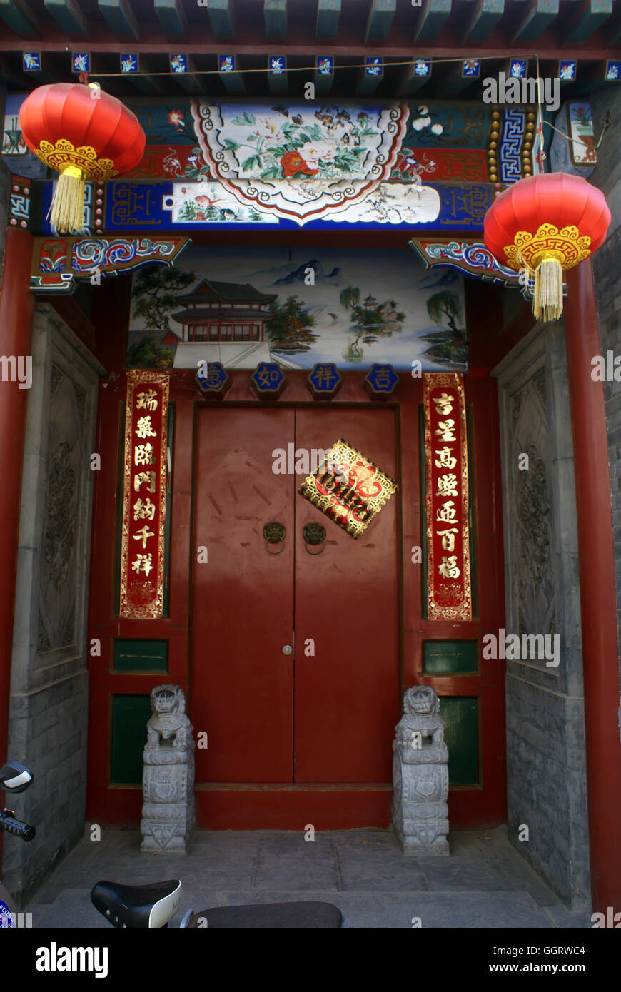 The back lake district of Beijing is known for preserved hutongs ...