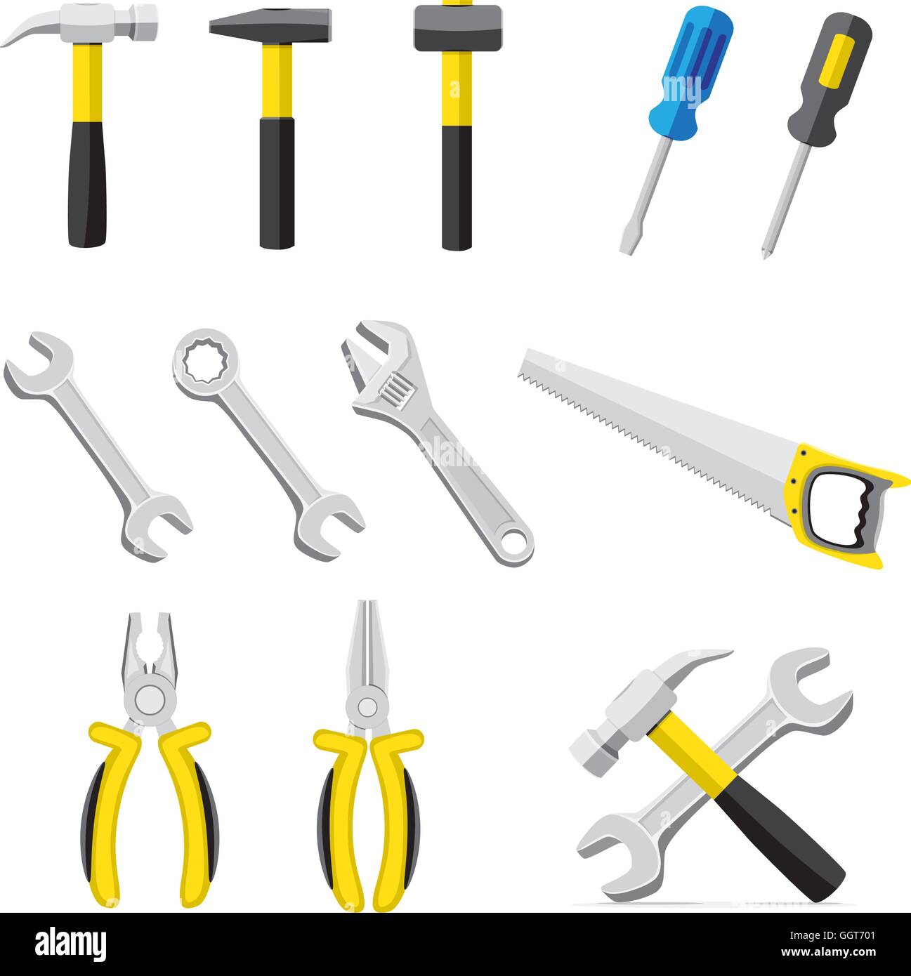 Up tools isolated on Stock Vector Images - Alamy