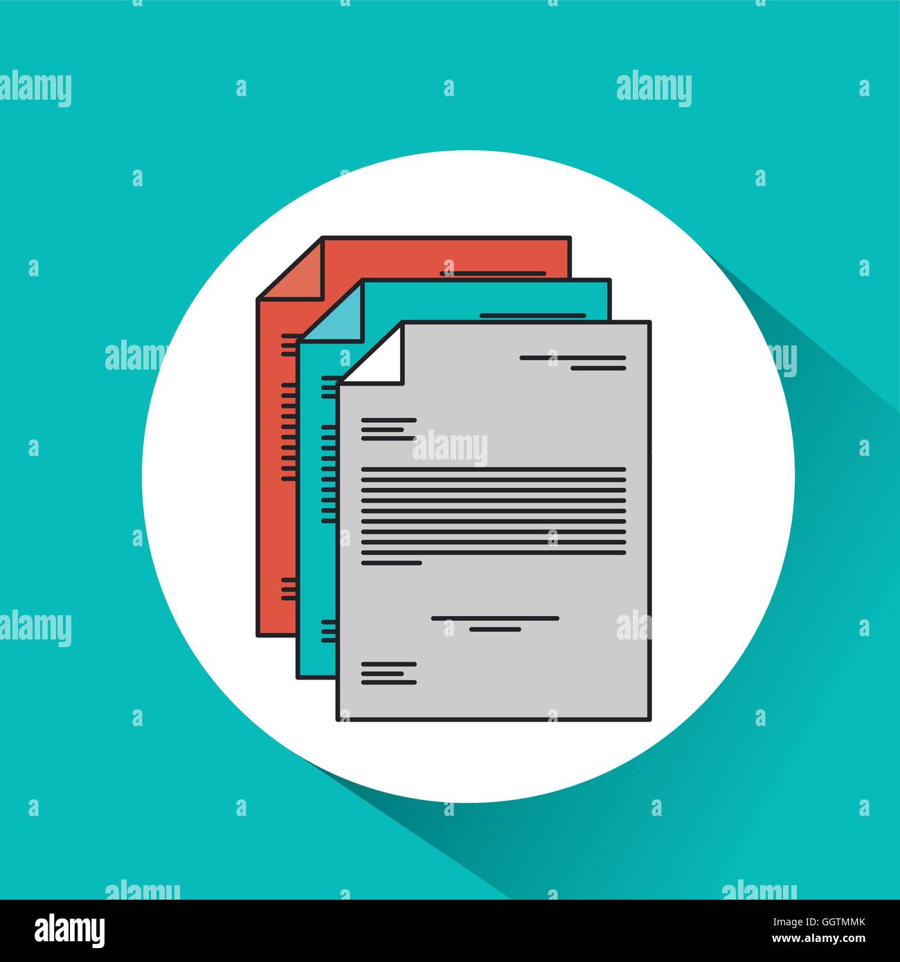 document file paper text icon Stock Vector Image & Art - Alamy