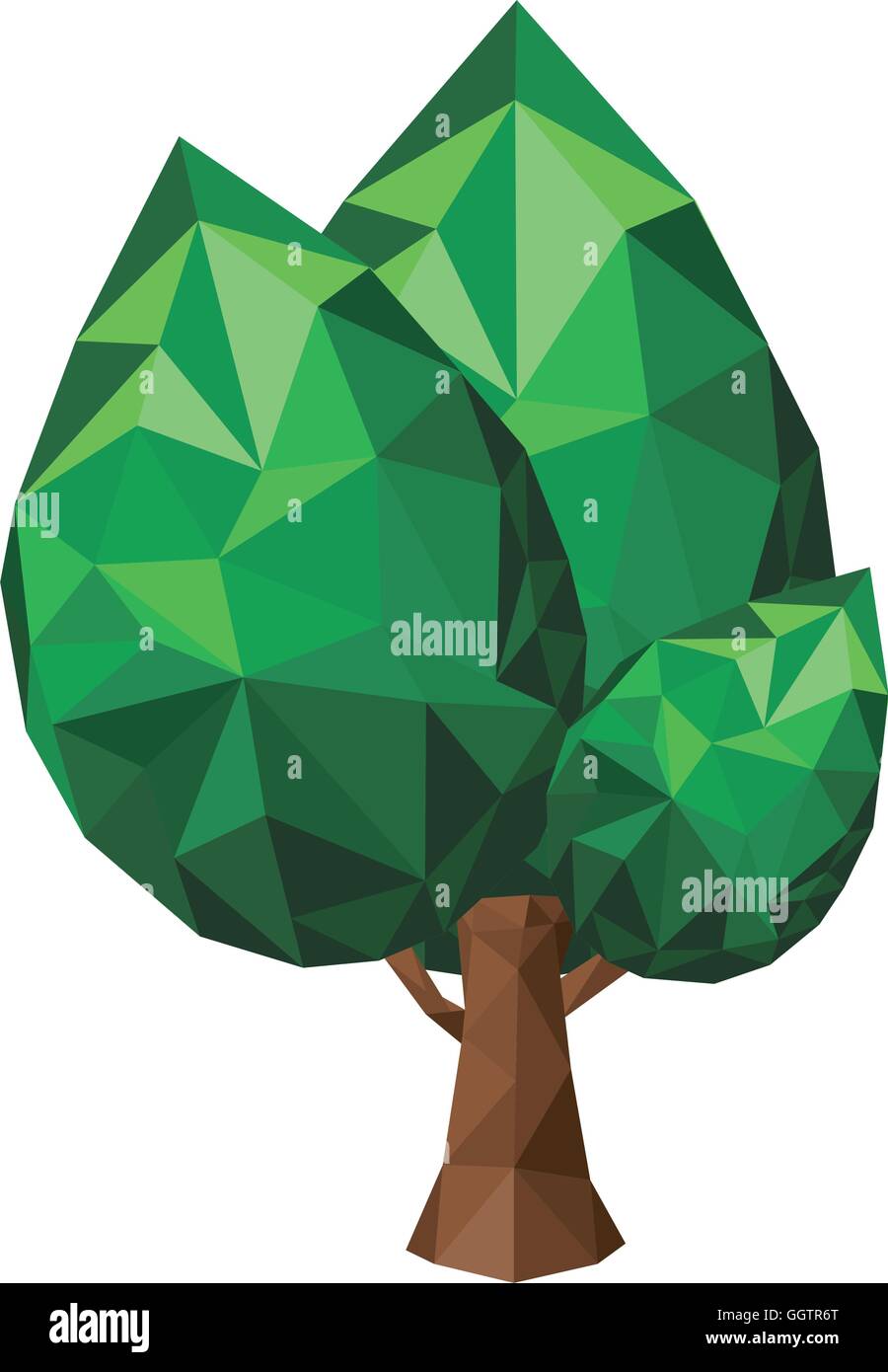 tree low poly isolated icon design Stock Vector Image & Art - Alamy