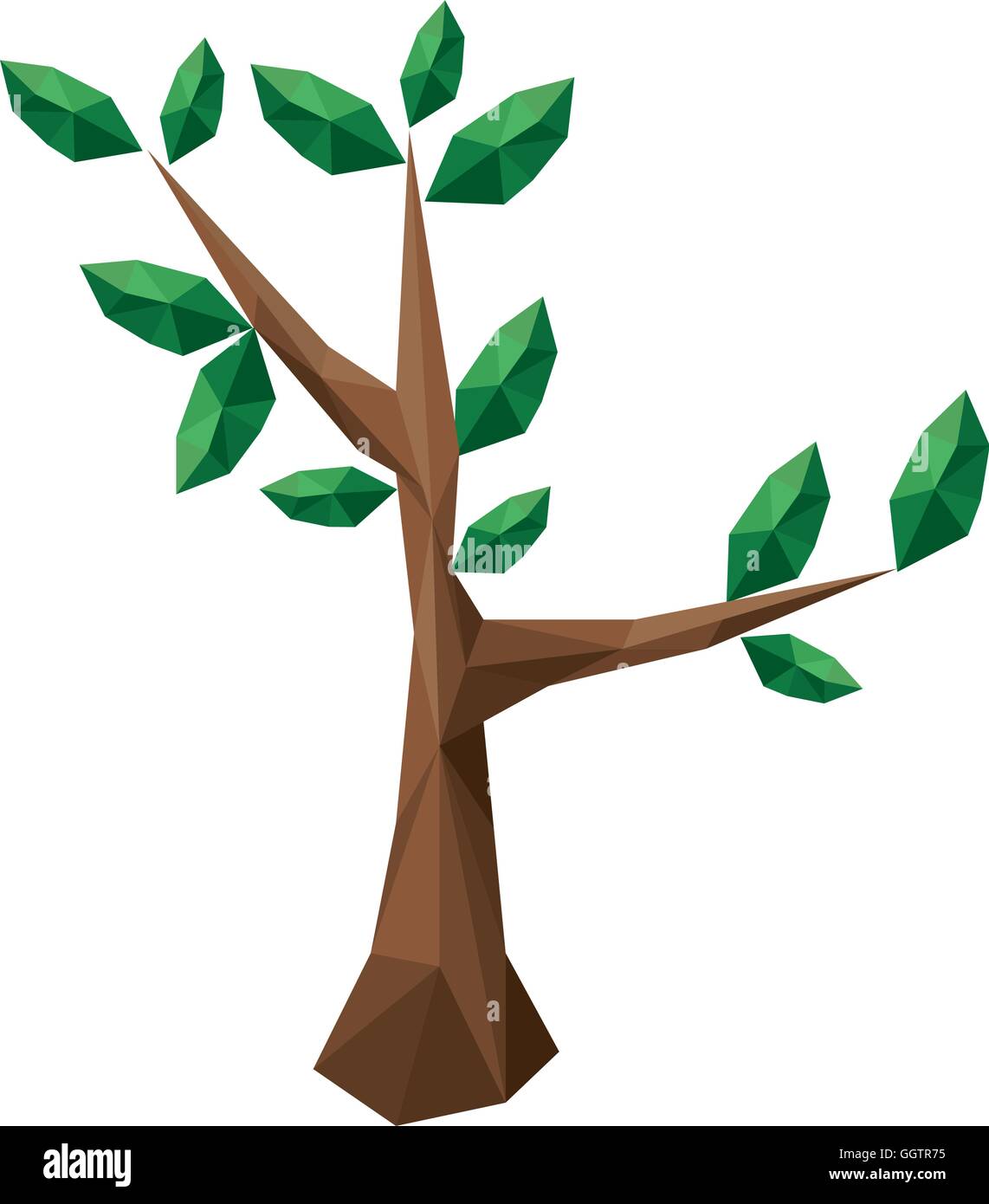 branch low poly isolated icon design Stock Vector Image & Art - Alamy