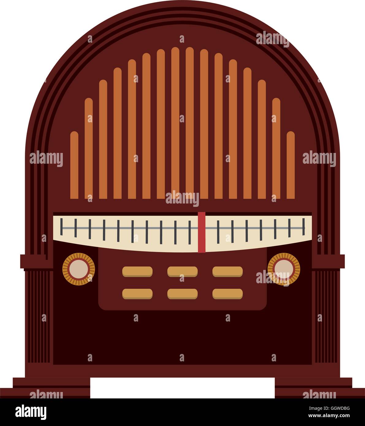 radio retro vintage music icon. Vector graphic Stock Vector Image & Art ...
