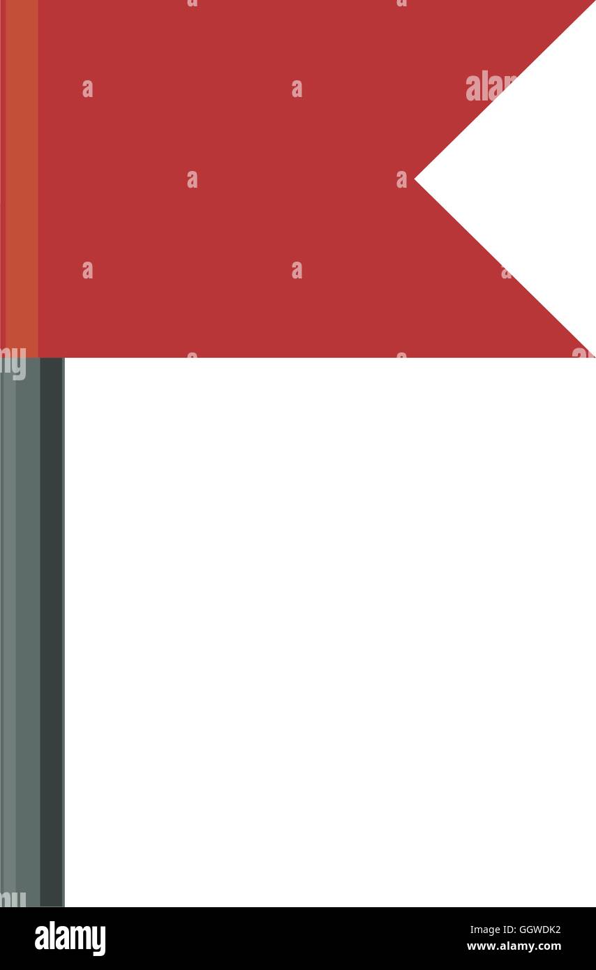 flag red pennant competition icon. Vector graphic Stock Vector Image ...