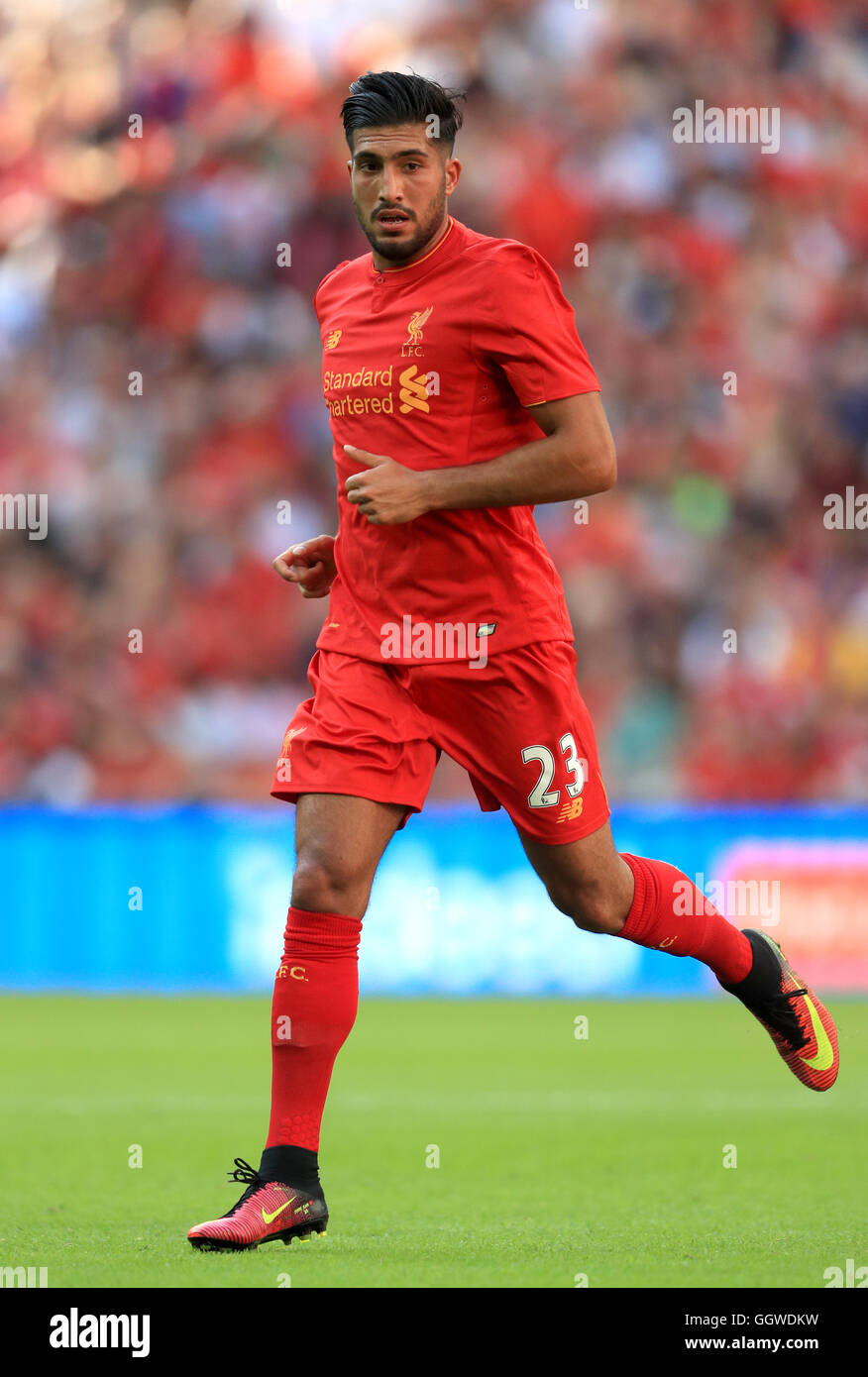 Liverpool's Emre Can during the pre-season friendly match at Wembley ...