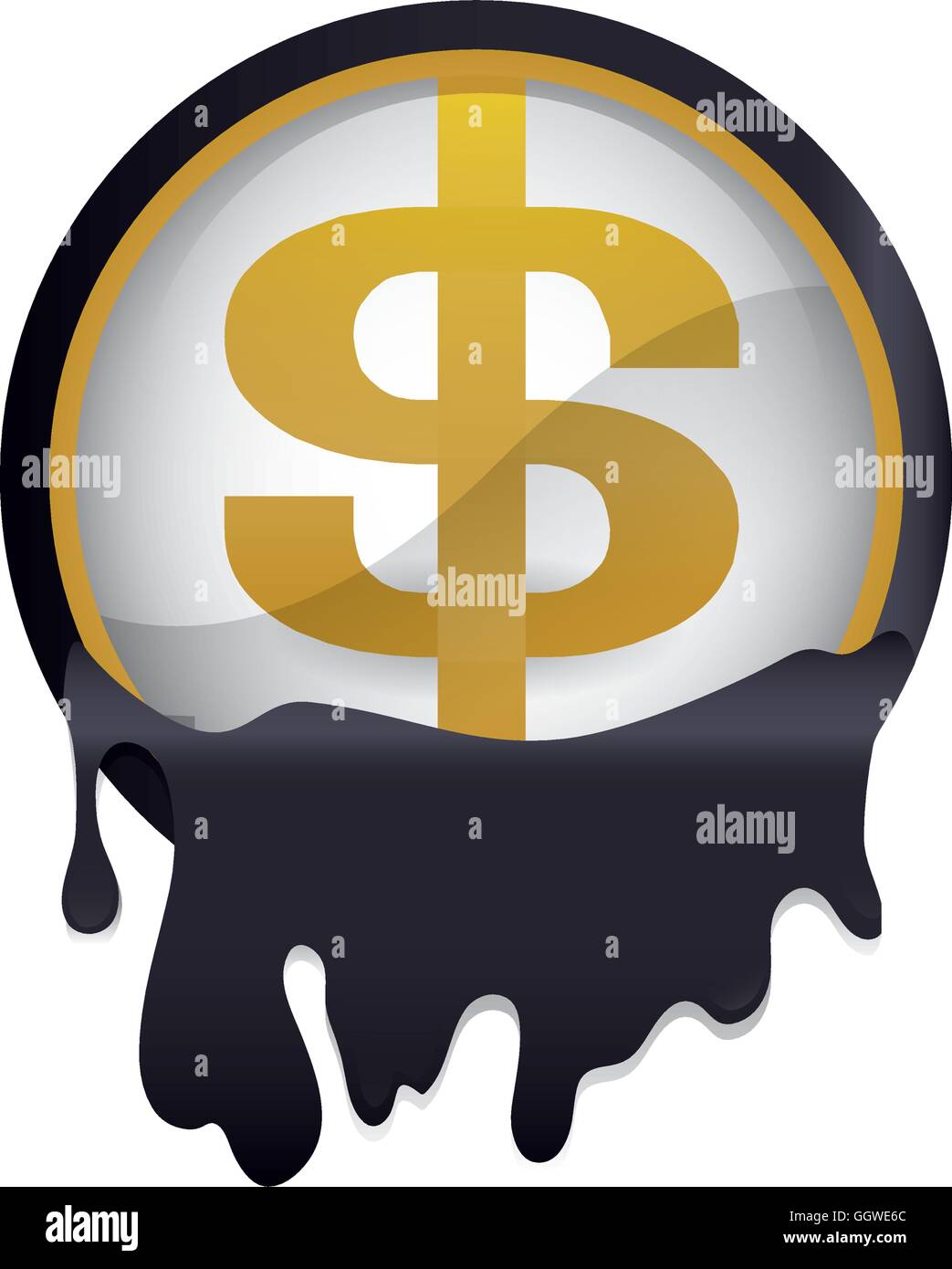 Petroleum price splash Stock Vector Images - Alamy